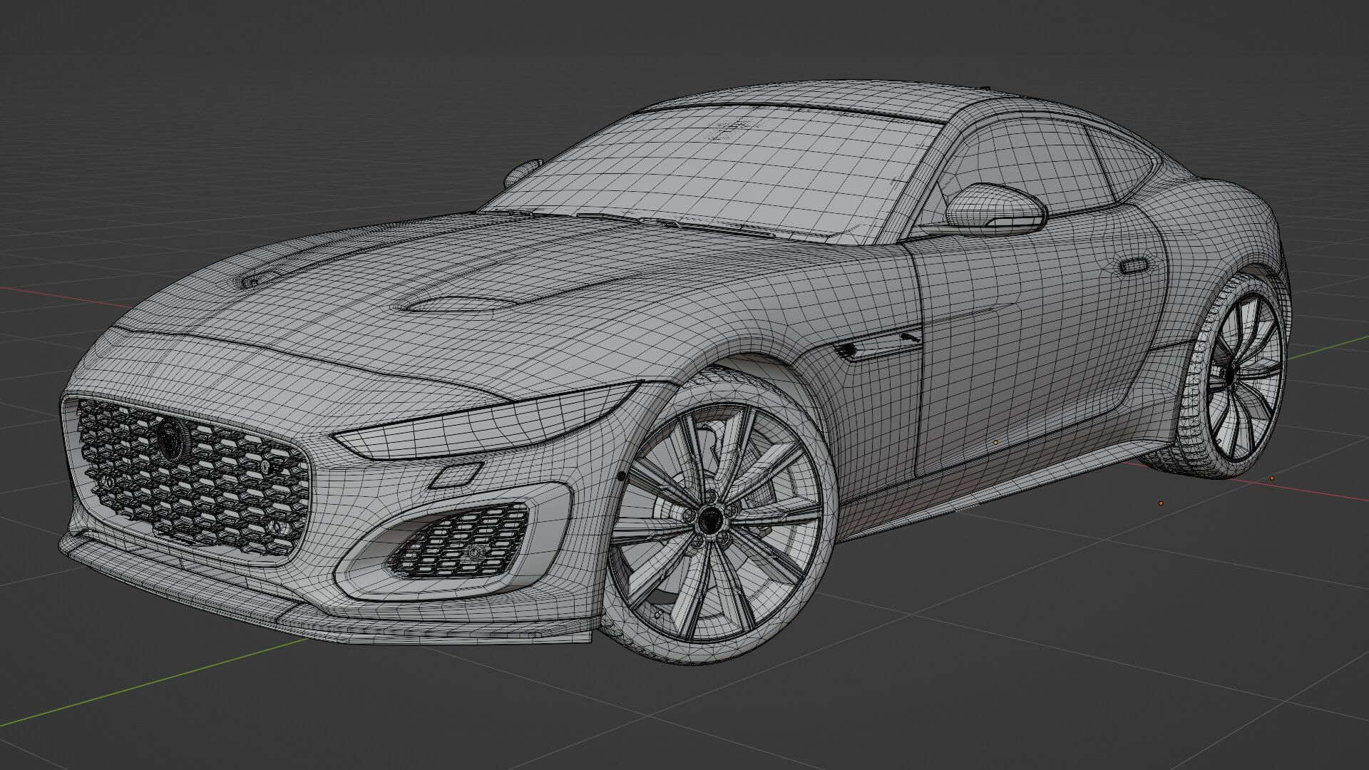 Jaguar F-Type 3D Model by sannakl