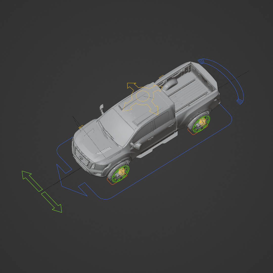 Nissan Titan - 3D Model by sannakl