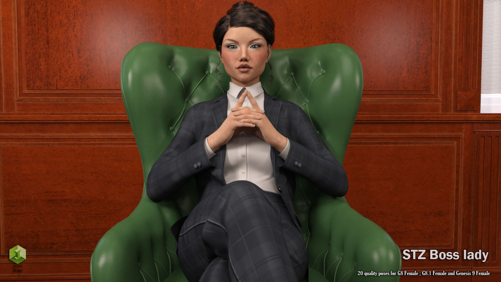 STZ Boss Lady Poses for G8F, G8.1F and Genesis 9 - Daz Content by ...