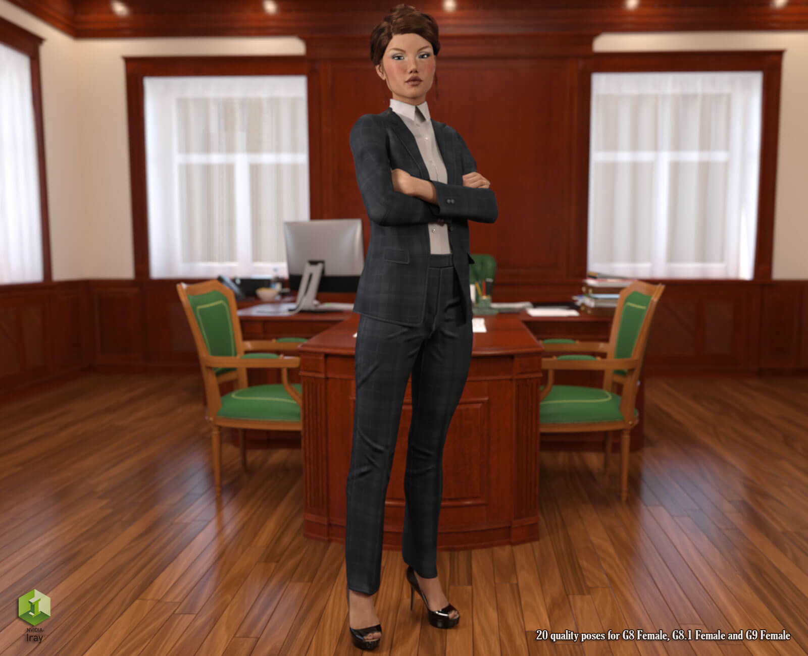 STZ Boss Lady Poses for G8F, G8.1F and Genesis 9 - Daz Content by ...