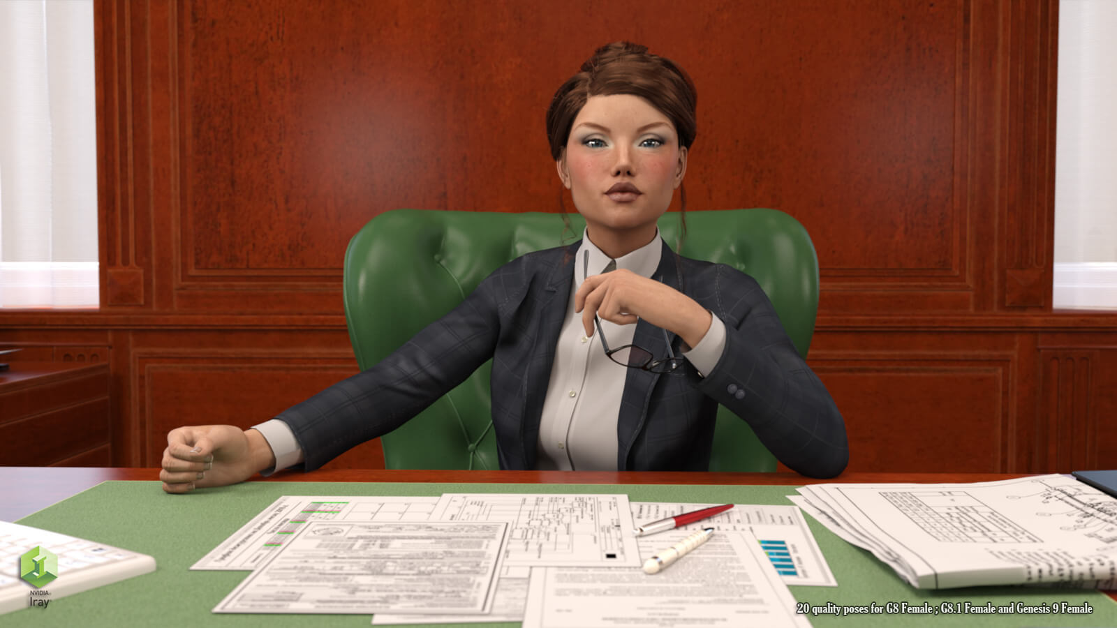STZ Boss Lady Poses for G8F, G8.1F and Genesis 9 - Daz Content by ...