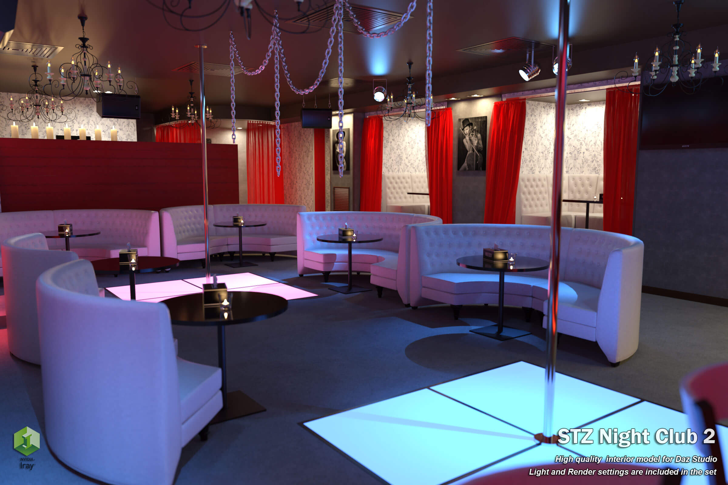 STZ Night Club 2 - Daz Content by Santutius78