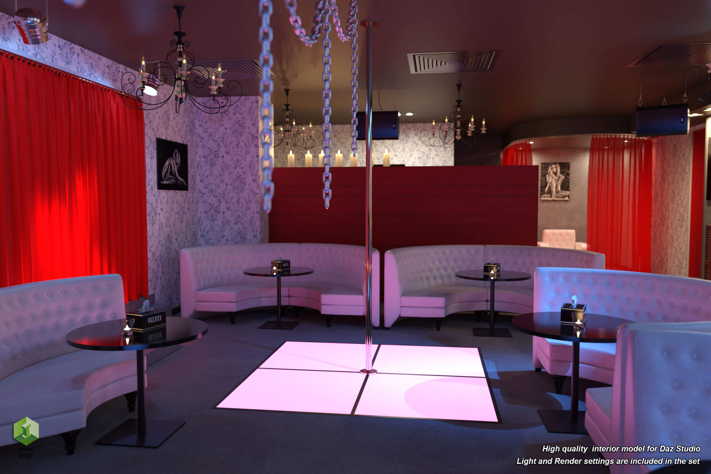 STZ Night Club 2 - Daz Content by Santutius78