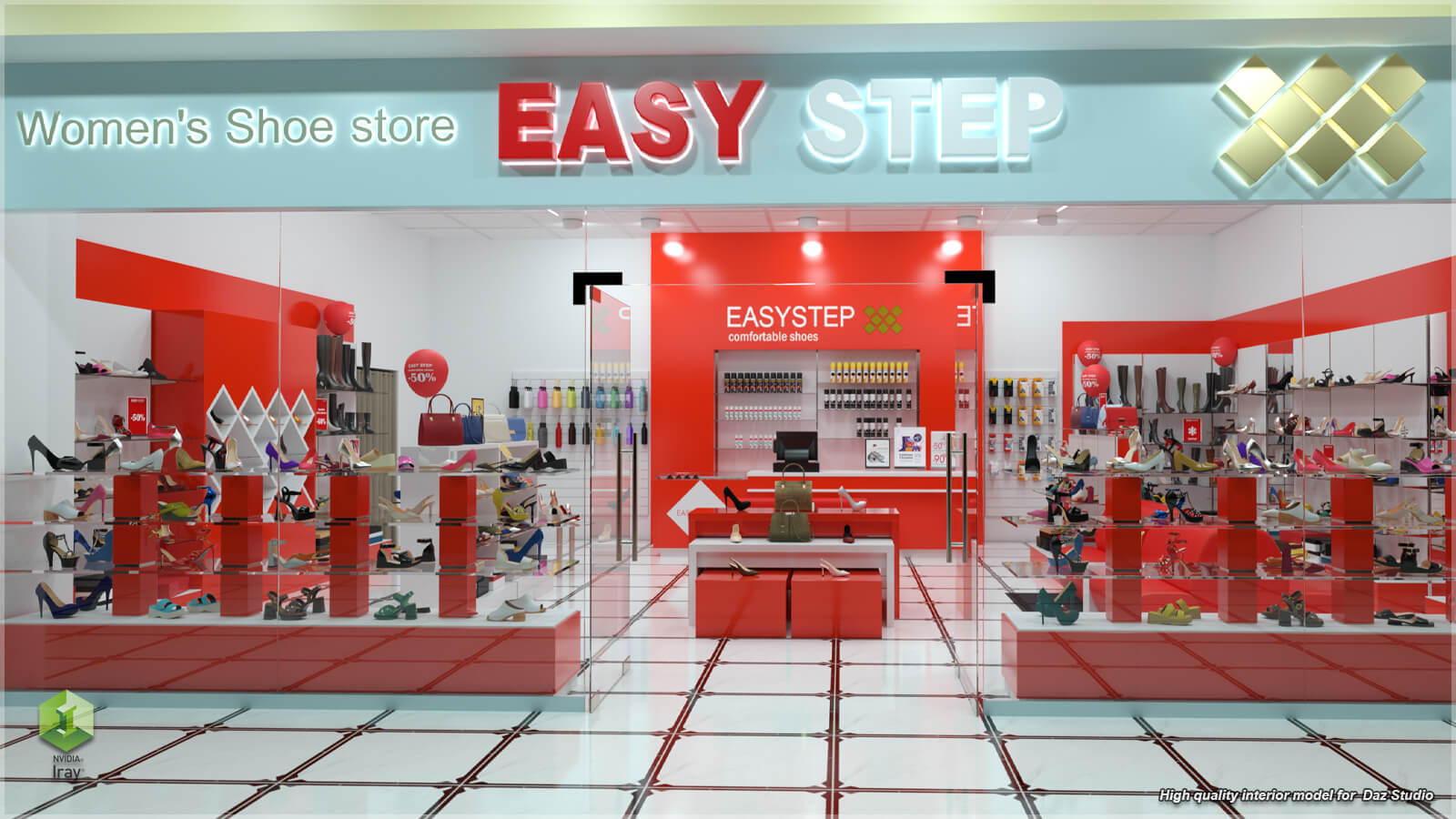 STZ Shoe Shop - Daz Content by Santutius78