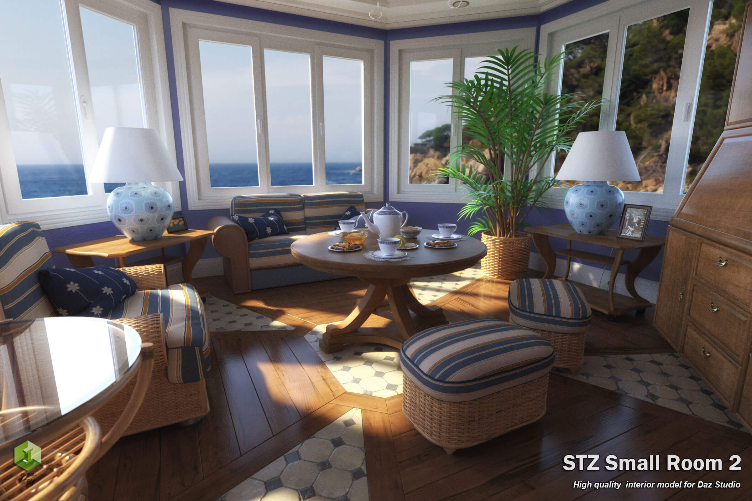 STZ Small Room 2 - Daz Content by Santutius78