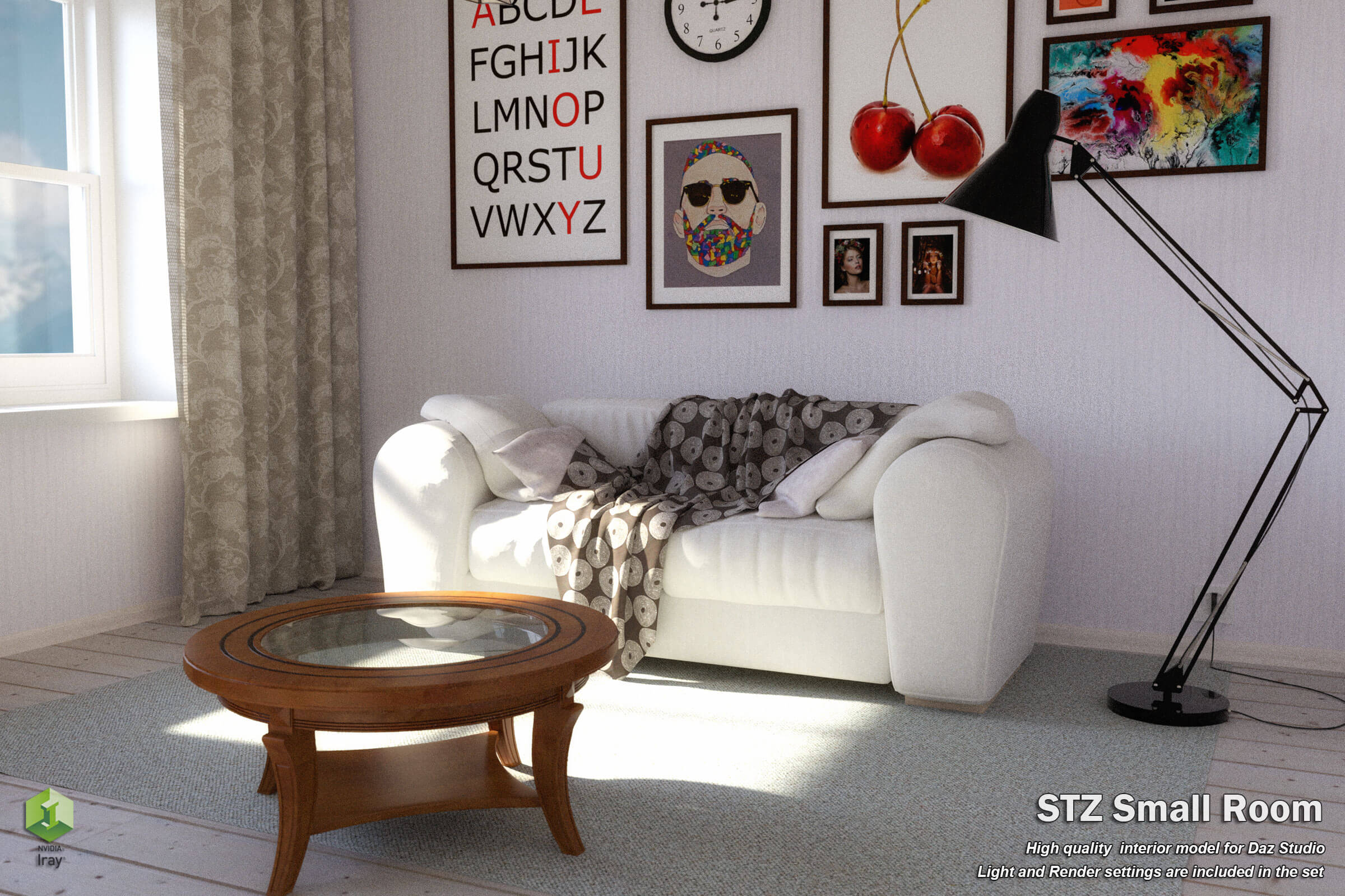 STZ Small Room - Daz Content by Santutius78