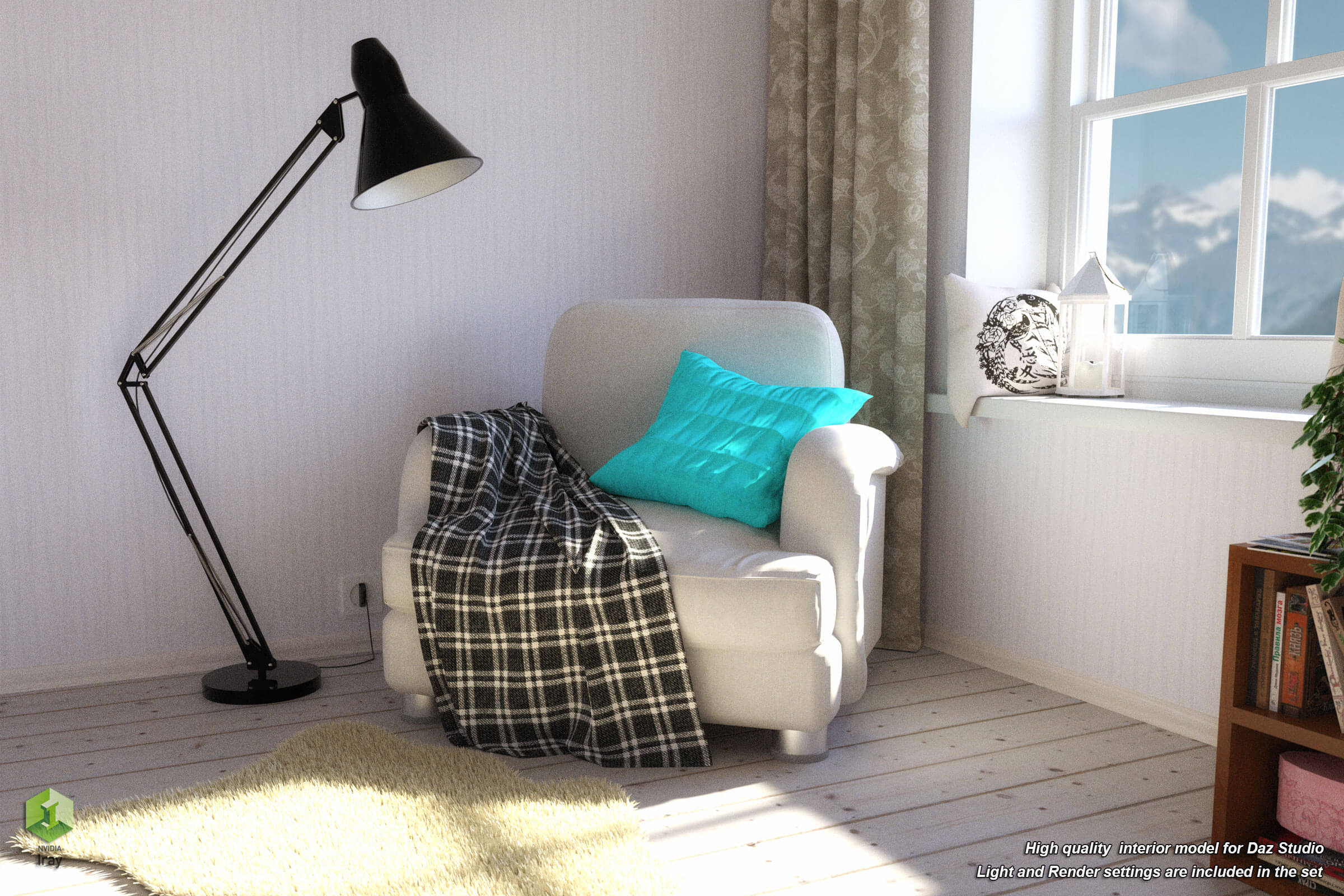 STZ Small Room - Daz Content by Santutius78