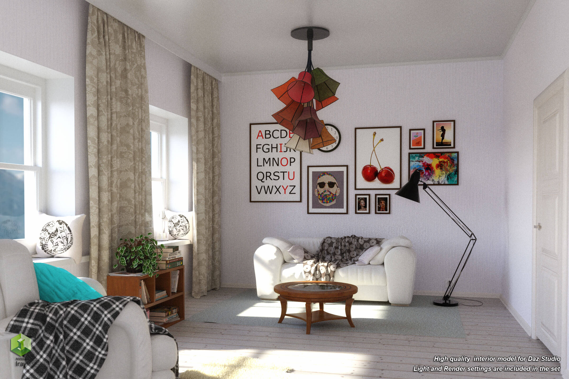 STZ Small Room - Daz Content by Santutius78