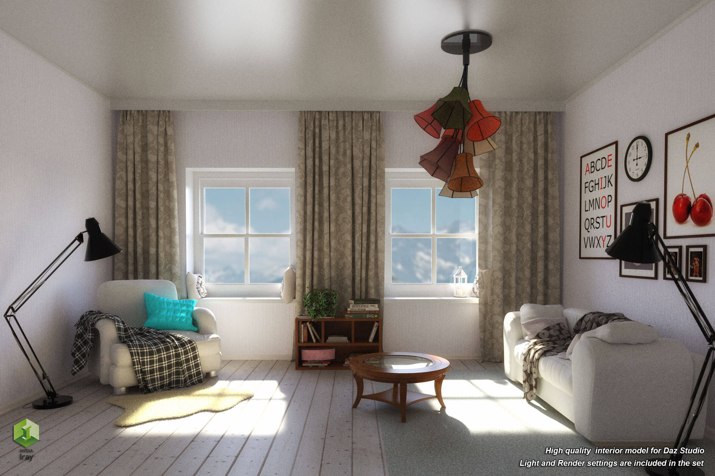 STZ Small Room - Daz Content by Santutius78