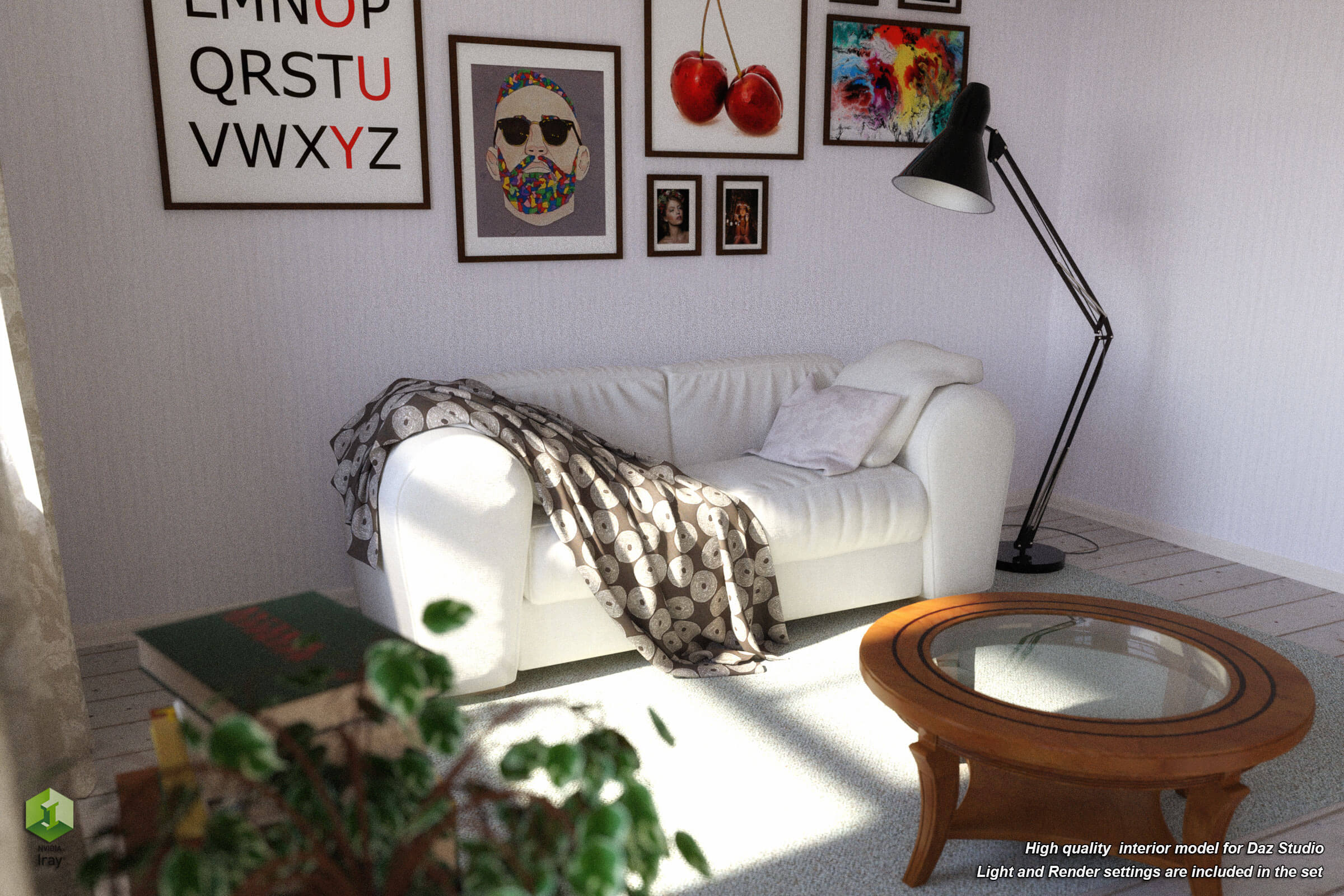 STZ Small Room - Daz Content by Santutius78