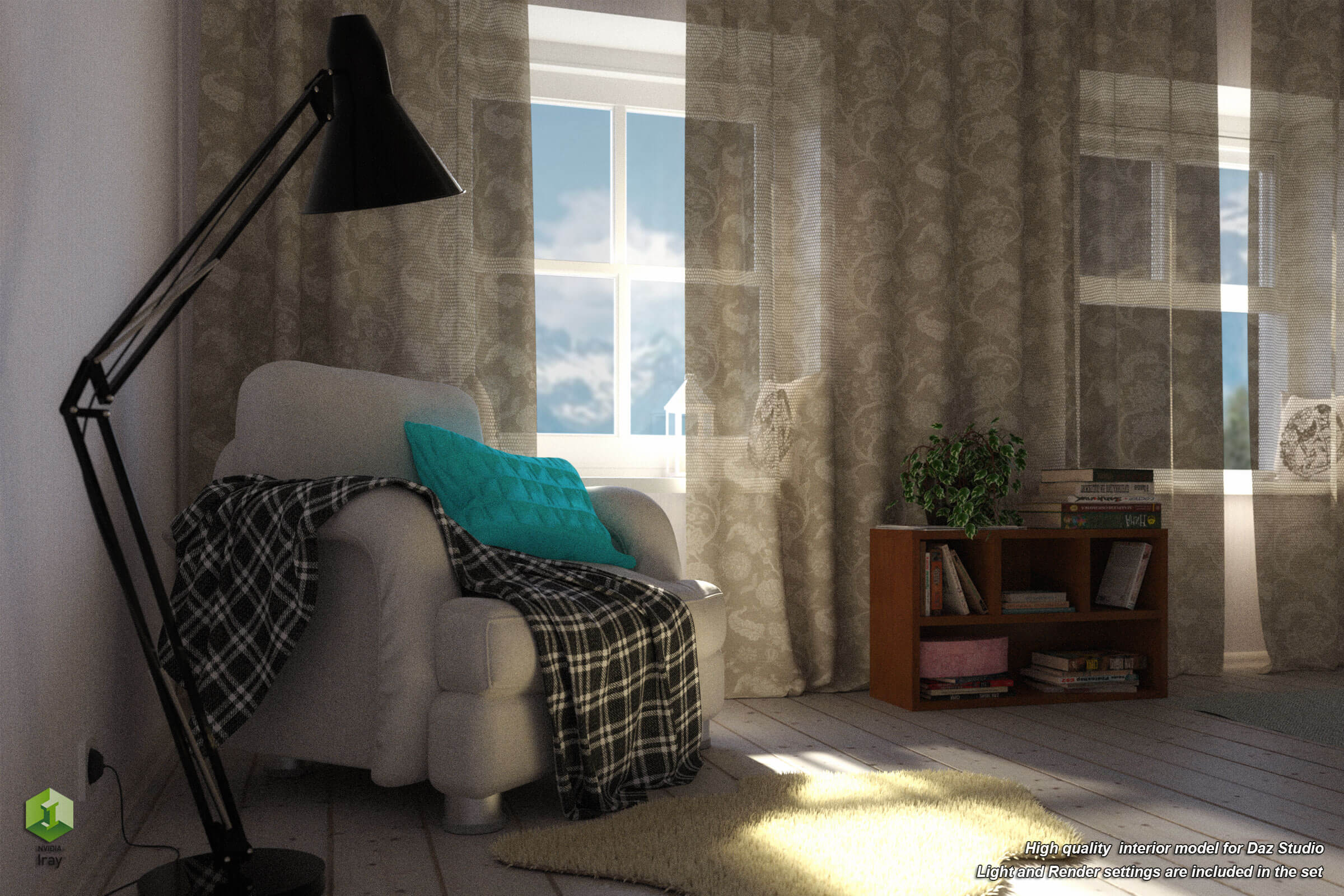 STZ Small Room - Daz Content by Santutius78