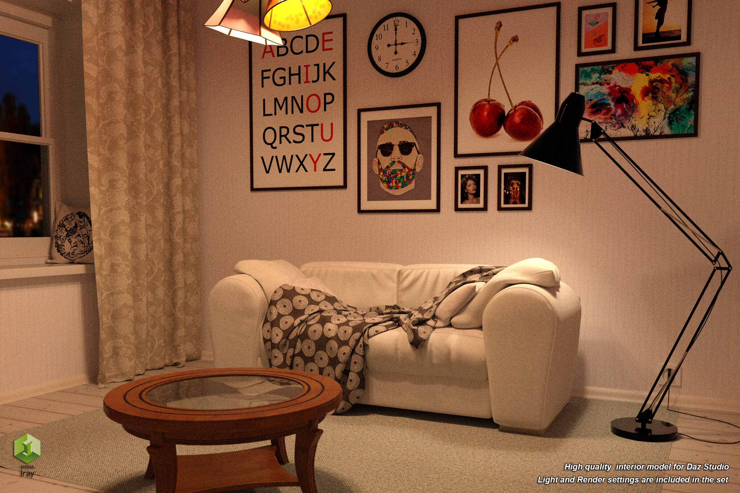 STZ Small Room - Daz Content by Santutius78