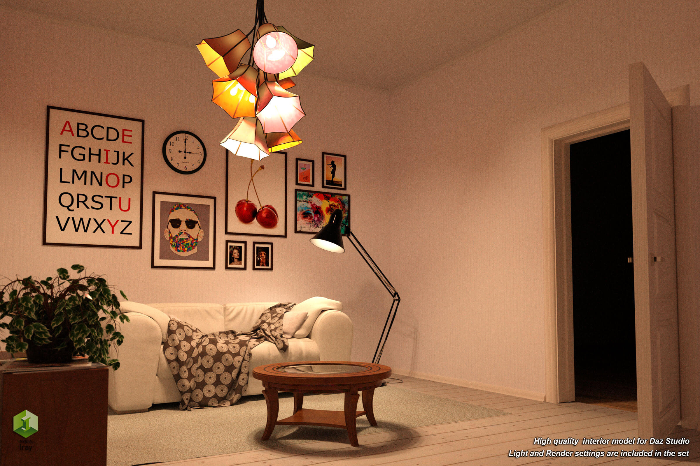 STZ Small Room - Daz Content by Santutius78