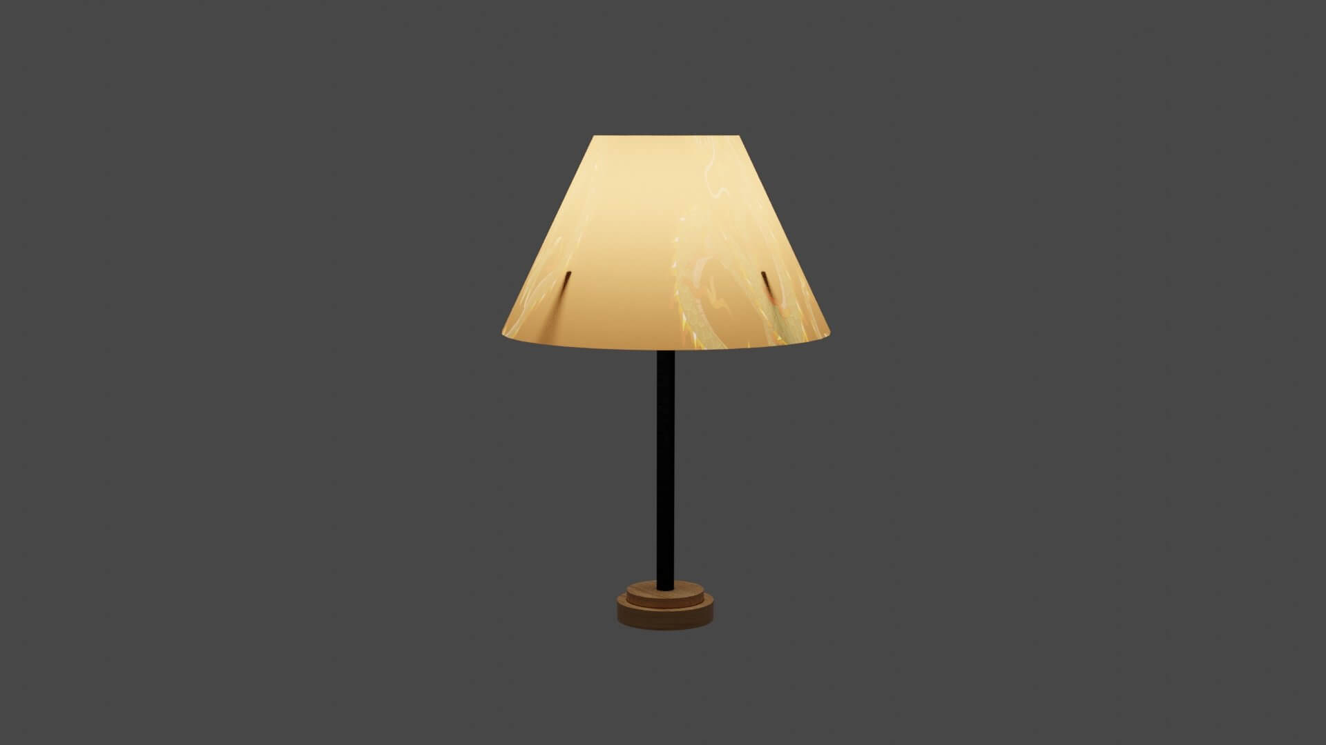 Table Lamp - 3D Model by saptorsee