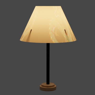 Table Lamp - 3D Model by saptorsee