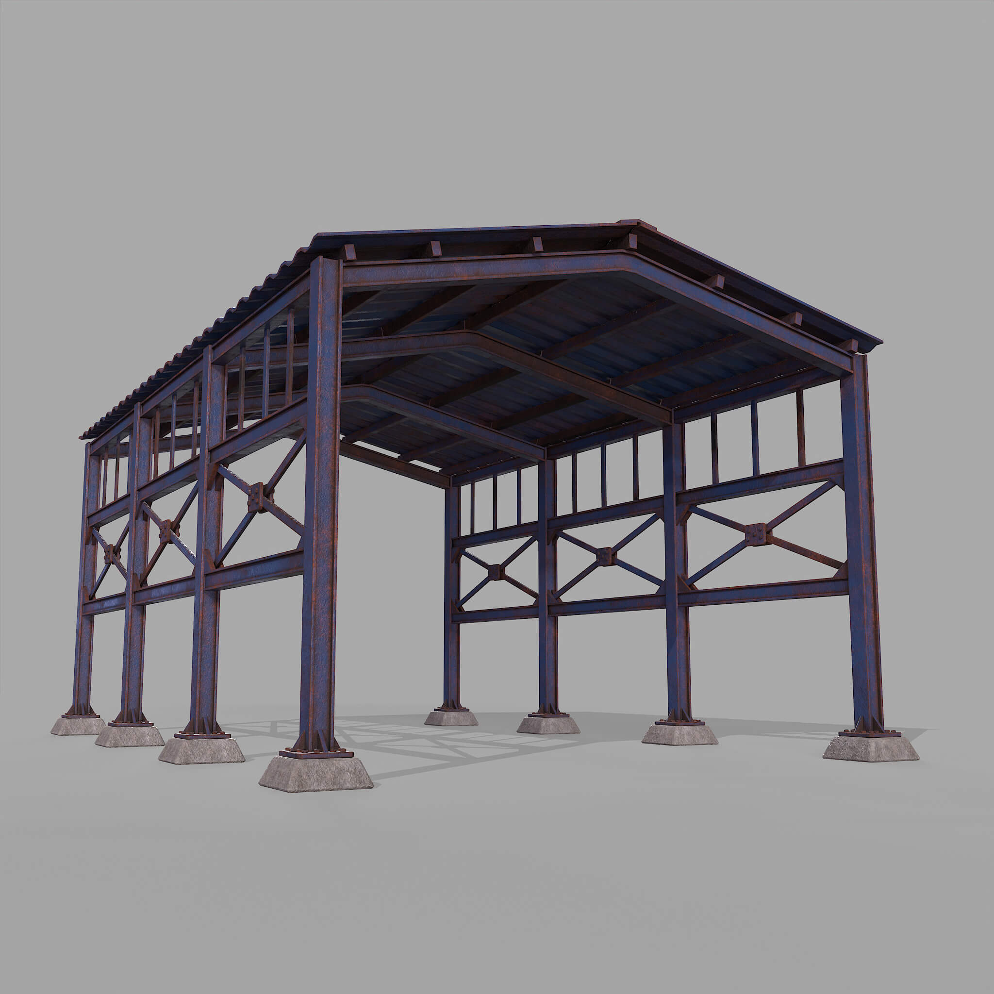 Steel Canopy - 3D Model by Saqlain