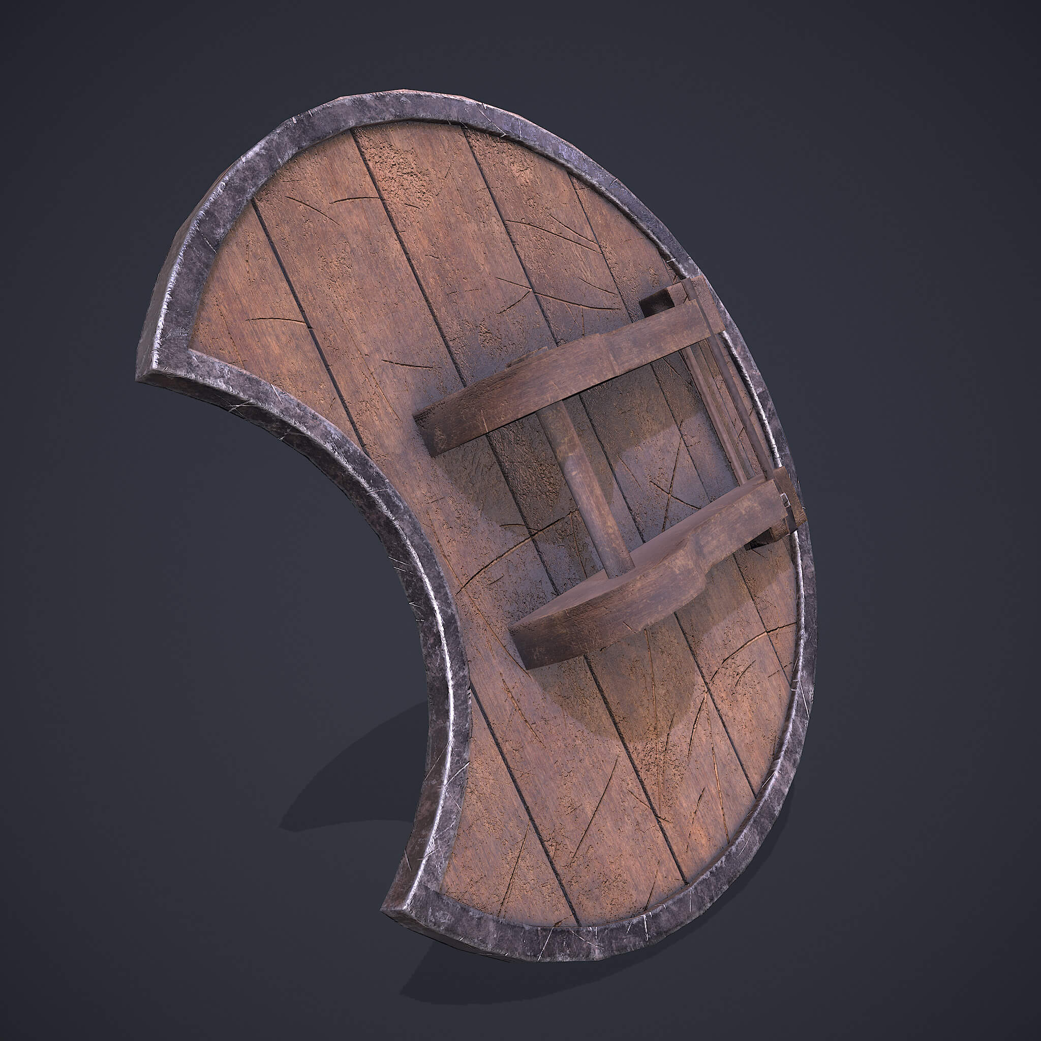Medeival Warriors LARP Shield - 3D Model by Saqlain