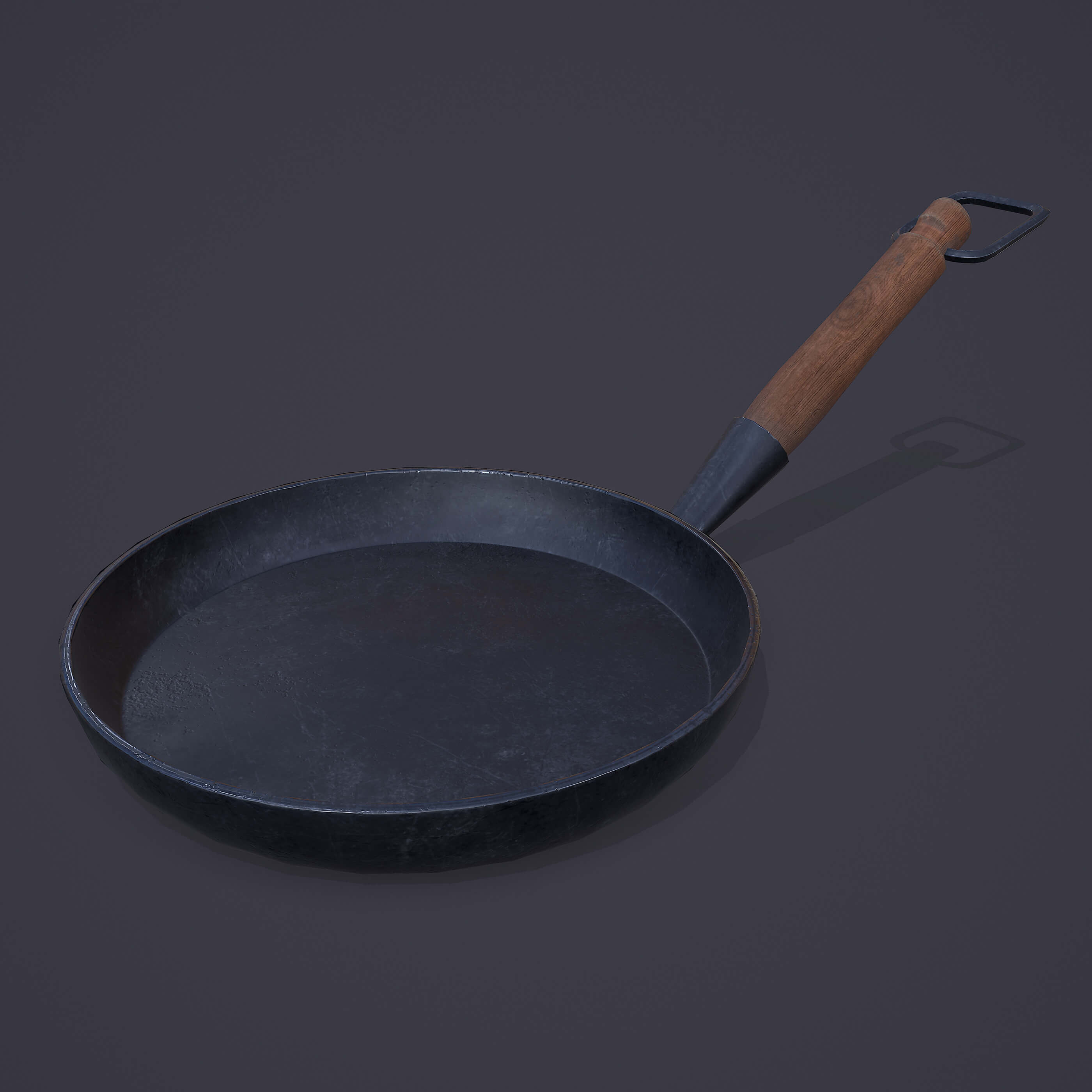 Medieval Frying Pan - 3D Model by Saqlain