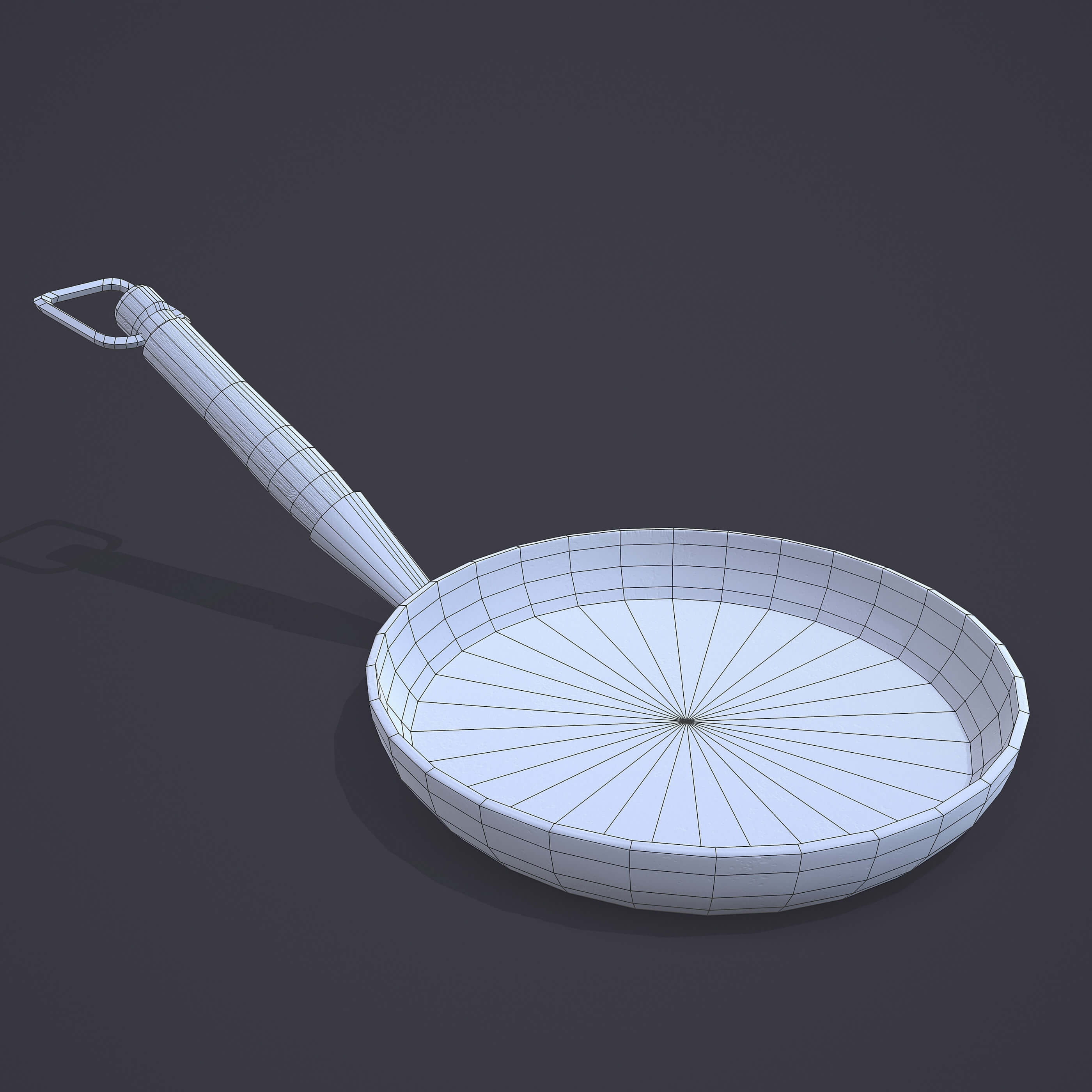Medieval Frying Pan - 3D Model by Saqlain
