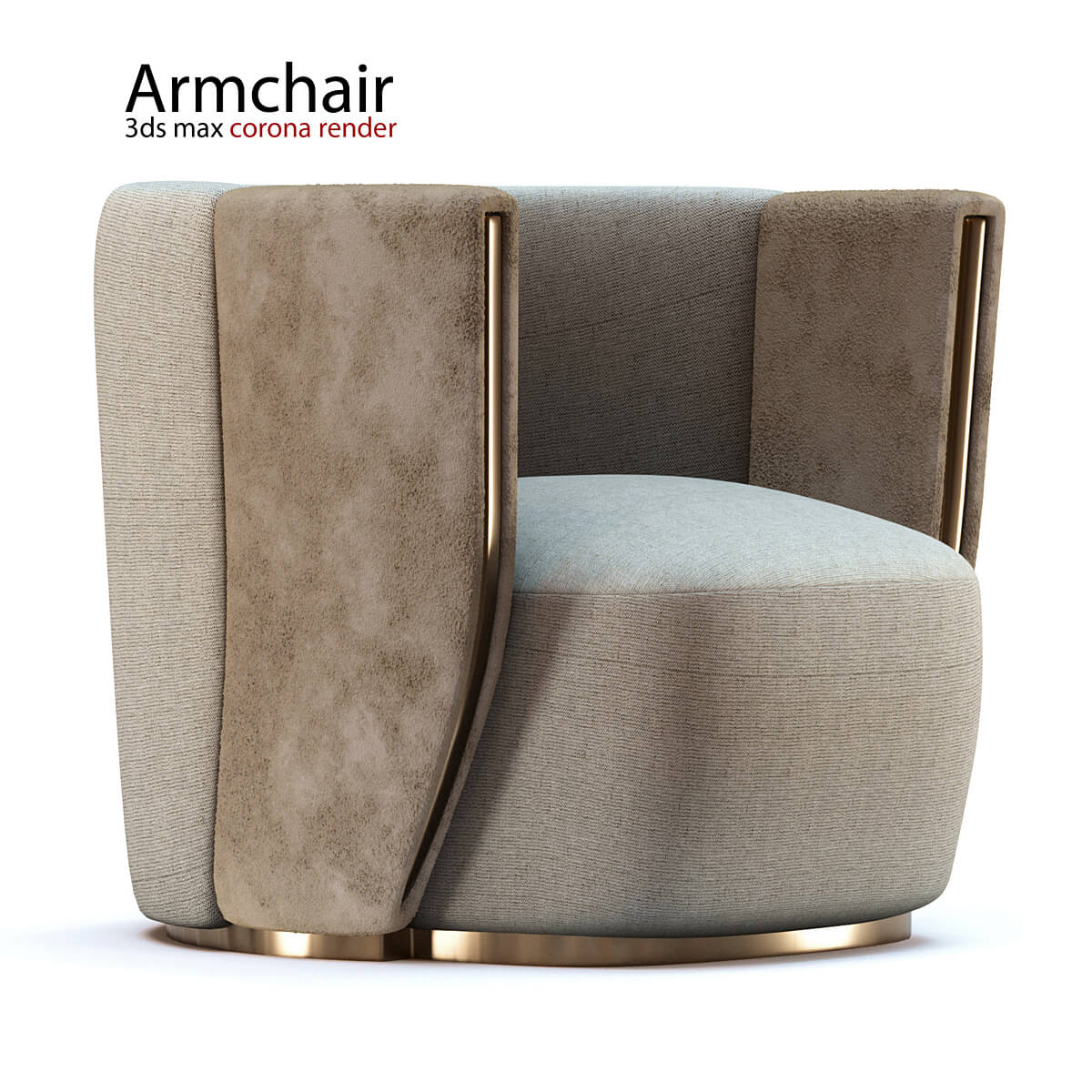 Armchair Classic01 - 3D Model by sara-angel