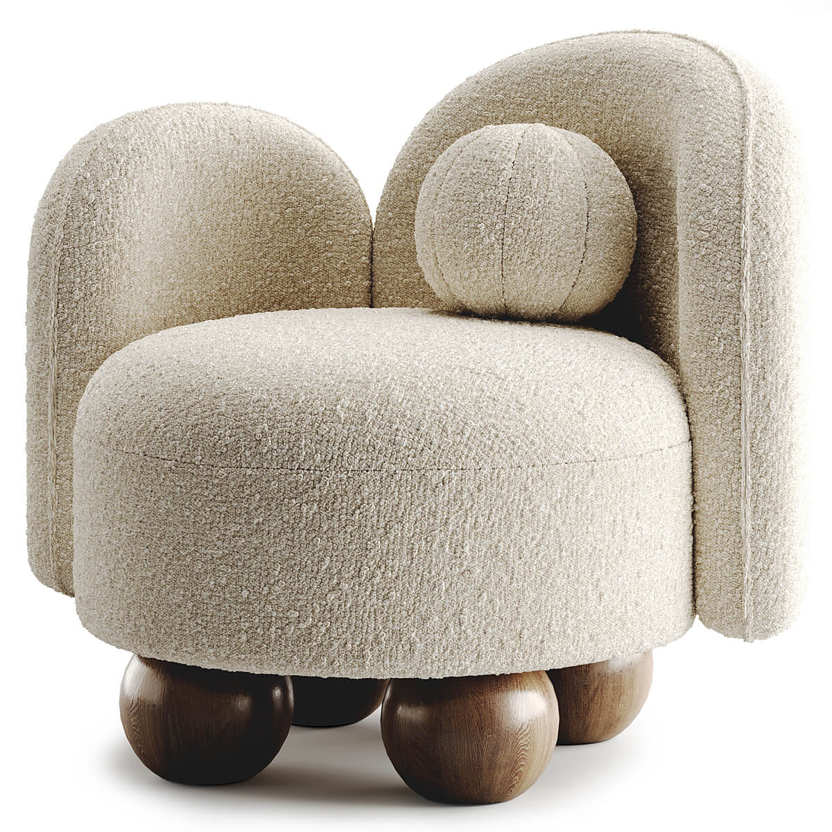 Armchair Manon by Nohohome - 3D Model by sara-angel