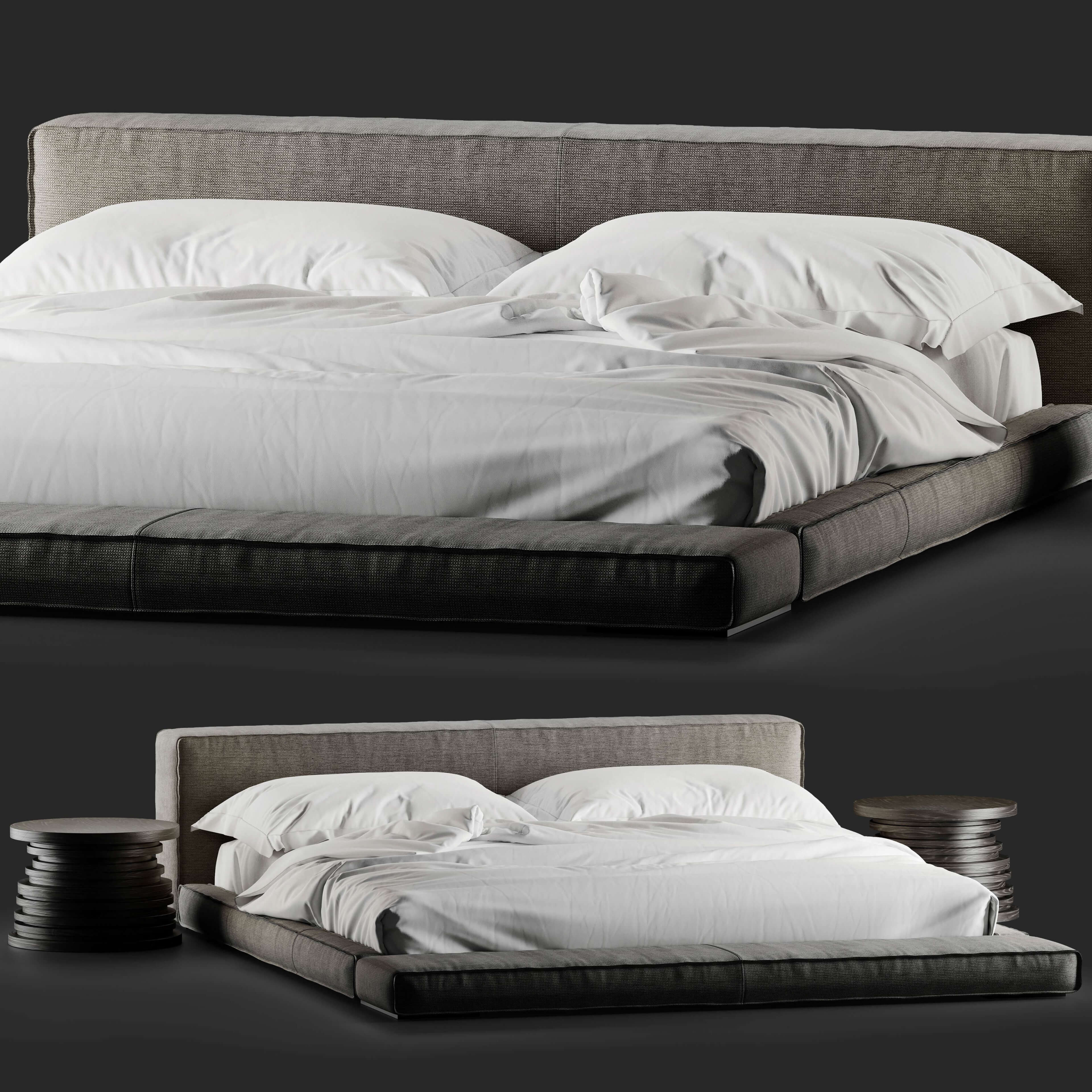Baxter Budapest Bed VOL2 - 3D Model by sara-angel