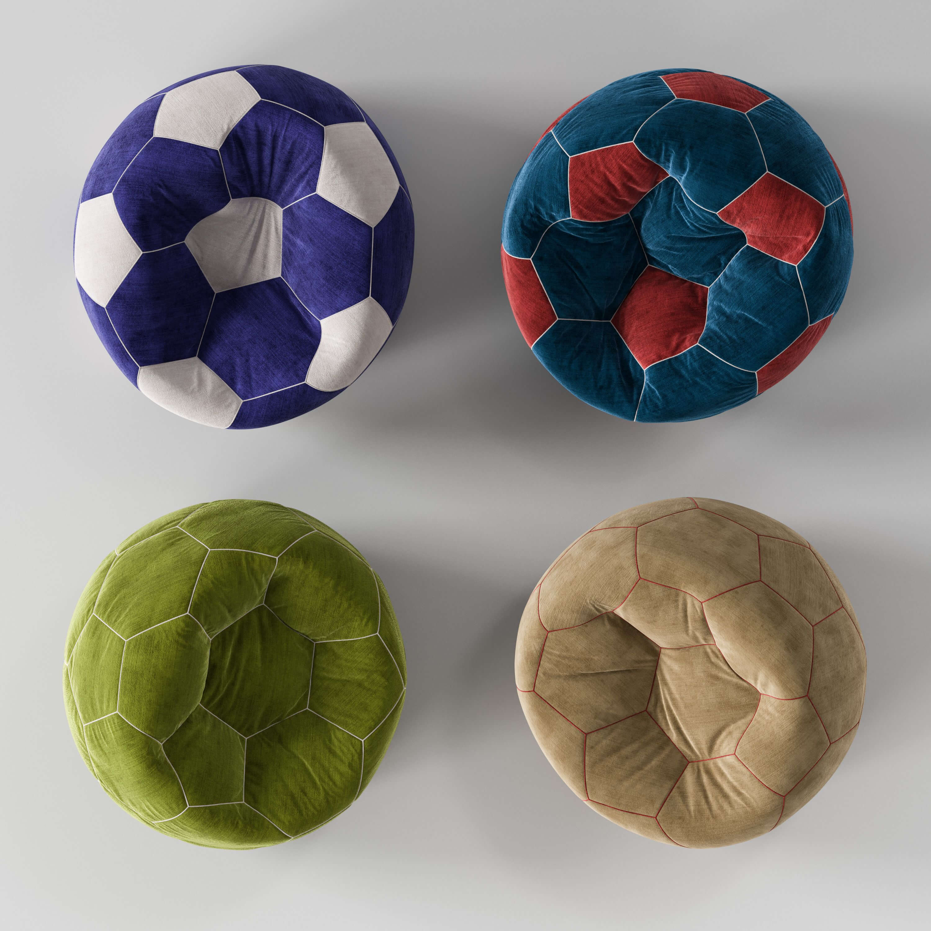 Bean Bag Ball Set - 3D Model by sara-angel