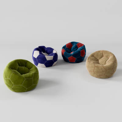 Bean Bag Ball Set - 3D Model by sara-angel