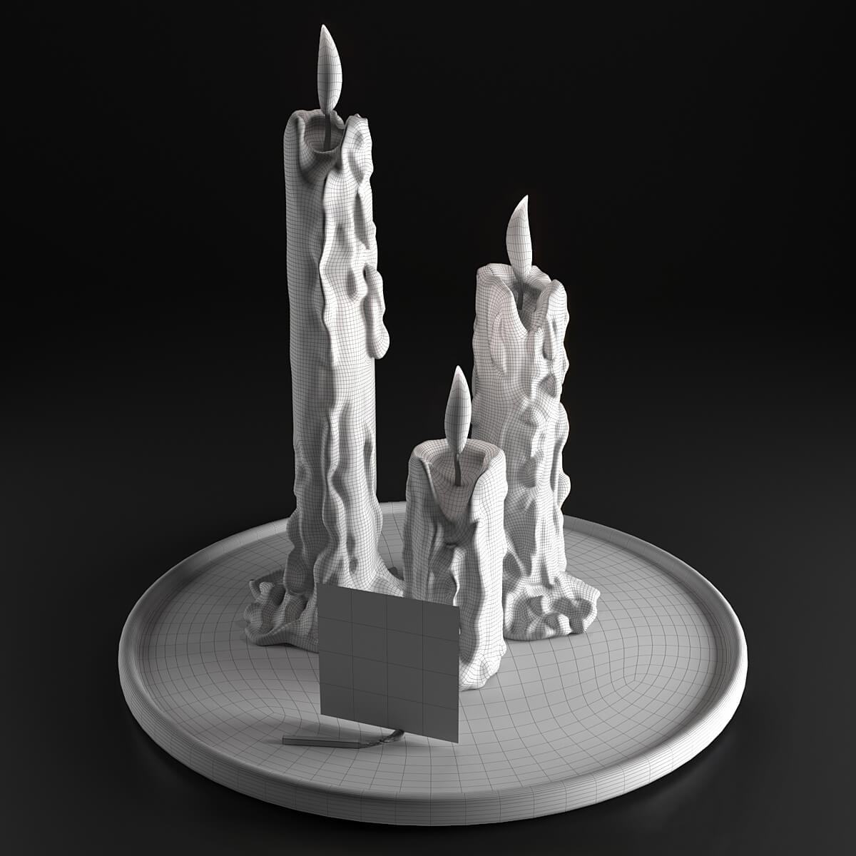 Miscellaneous Candles - 3D Model by sara-angel