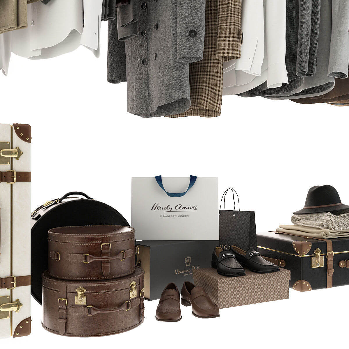 Closet Clothes - 3D Model by sara-angel