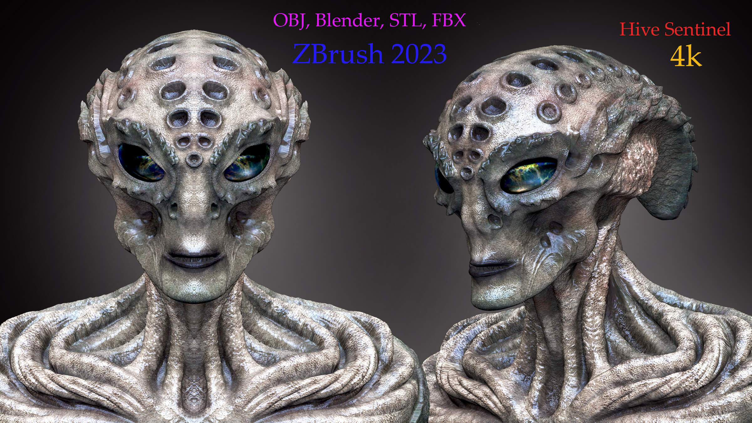 Hive Sentinel - 3D Model by sara-angel