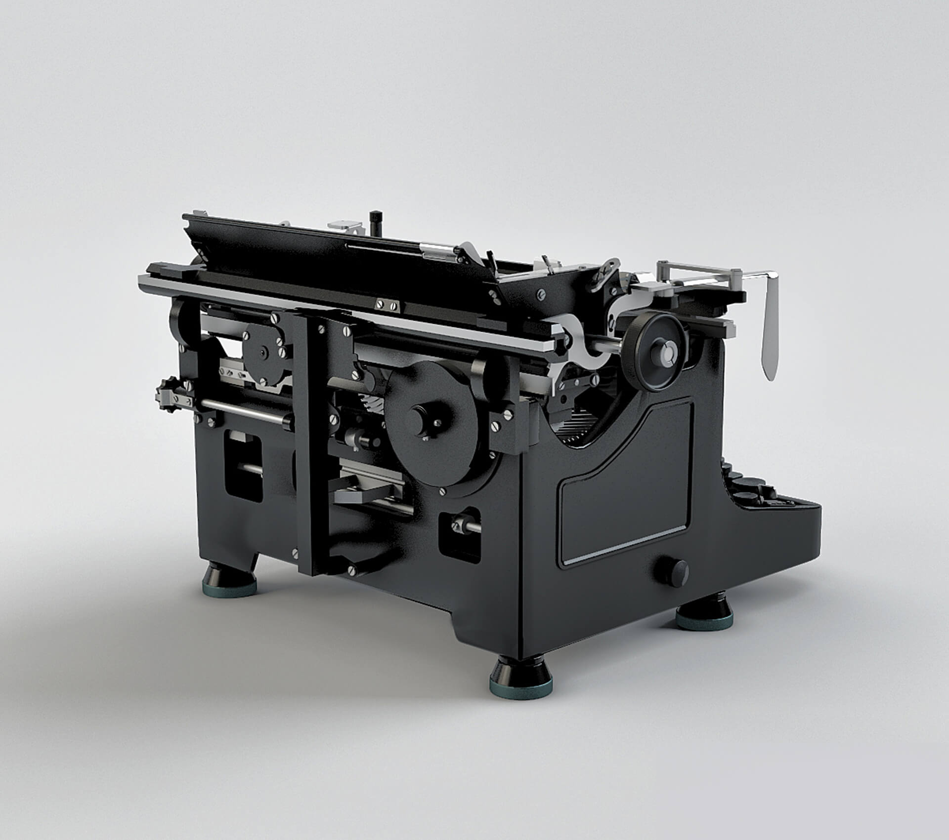 Mercedes Typewriter - 3D Model by sara-angel