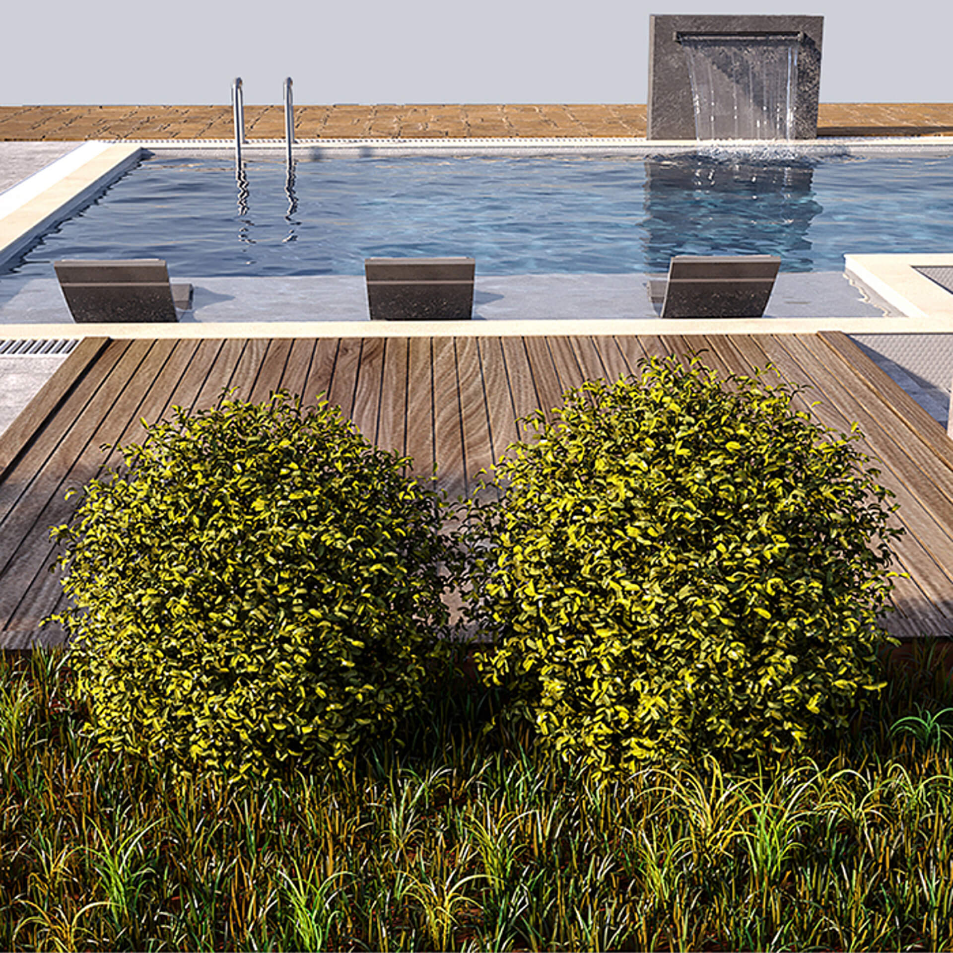 Swimming Pool 2 - 3D Model by sara-angel