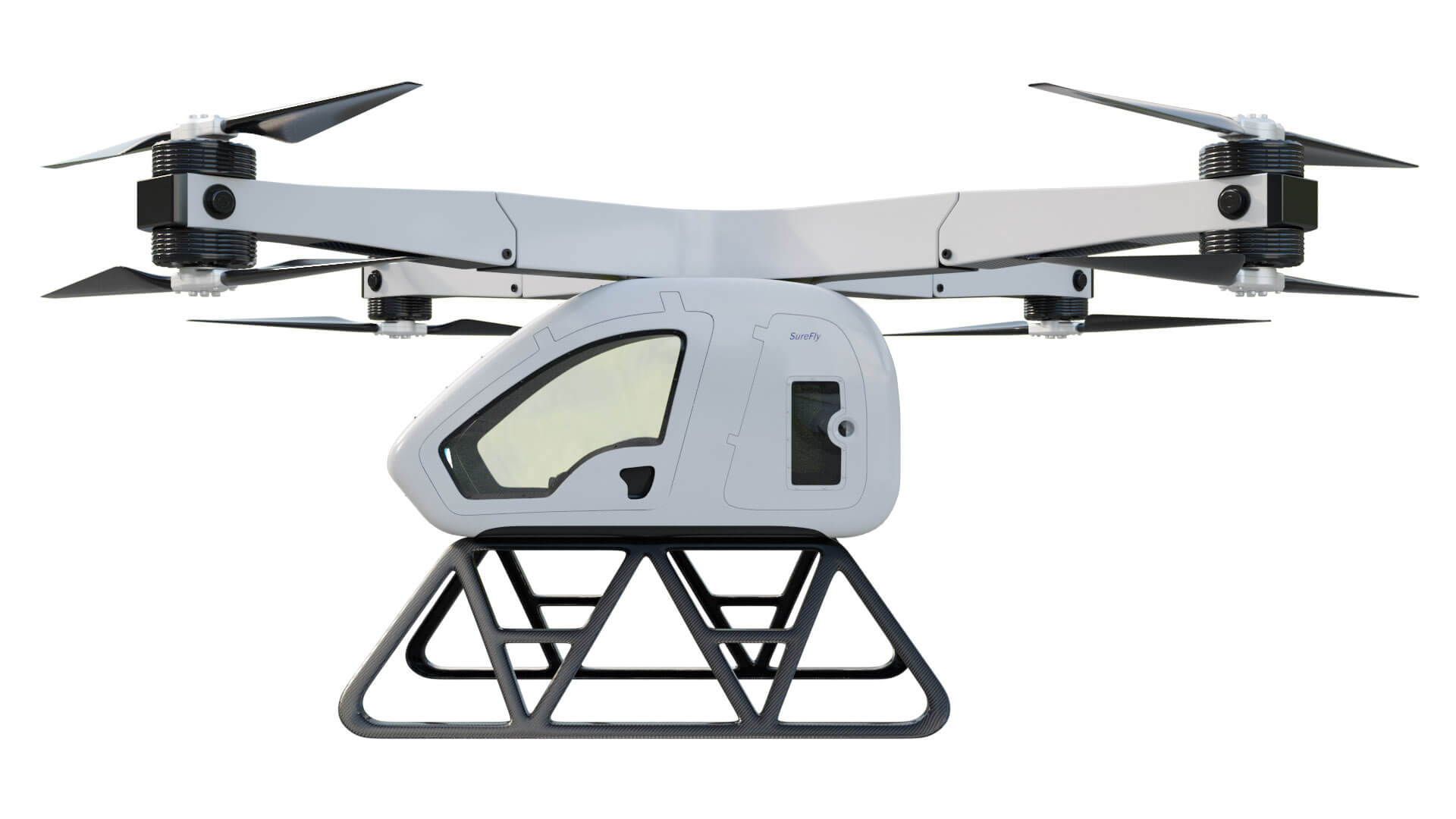 Workhorse Surefly Air Taxi - 3D Model by sara-angel