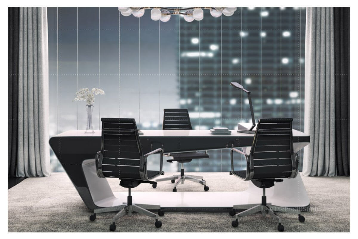 Office Furniture 3D Design 3D Render | RenderHub Gallery