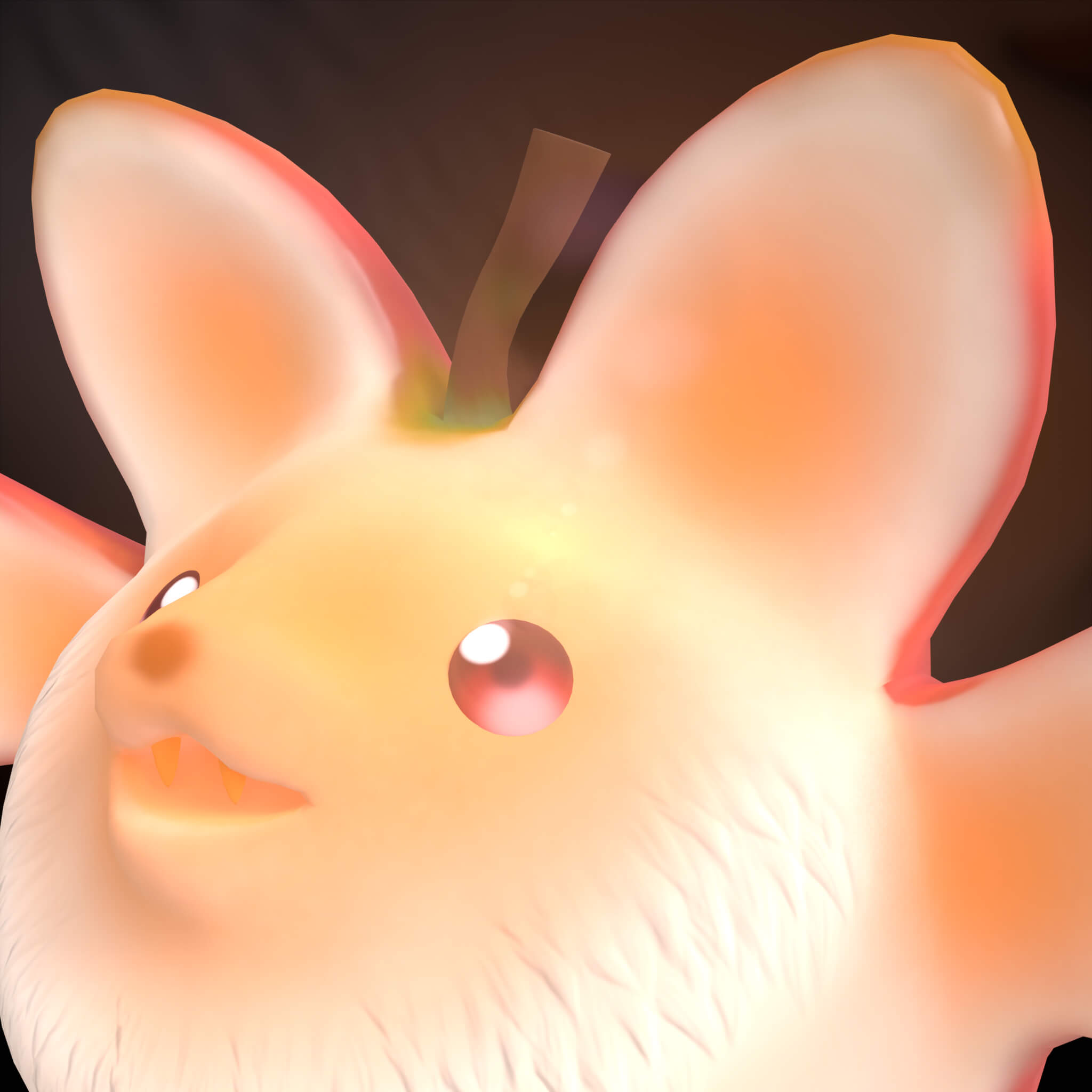 Apple Bat Pet - 3D Model by Sasha_Kholostenko