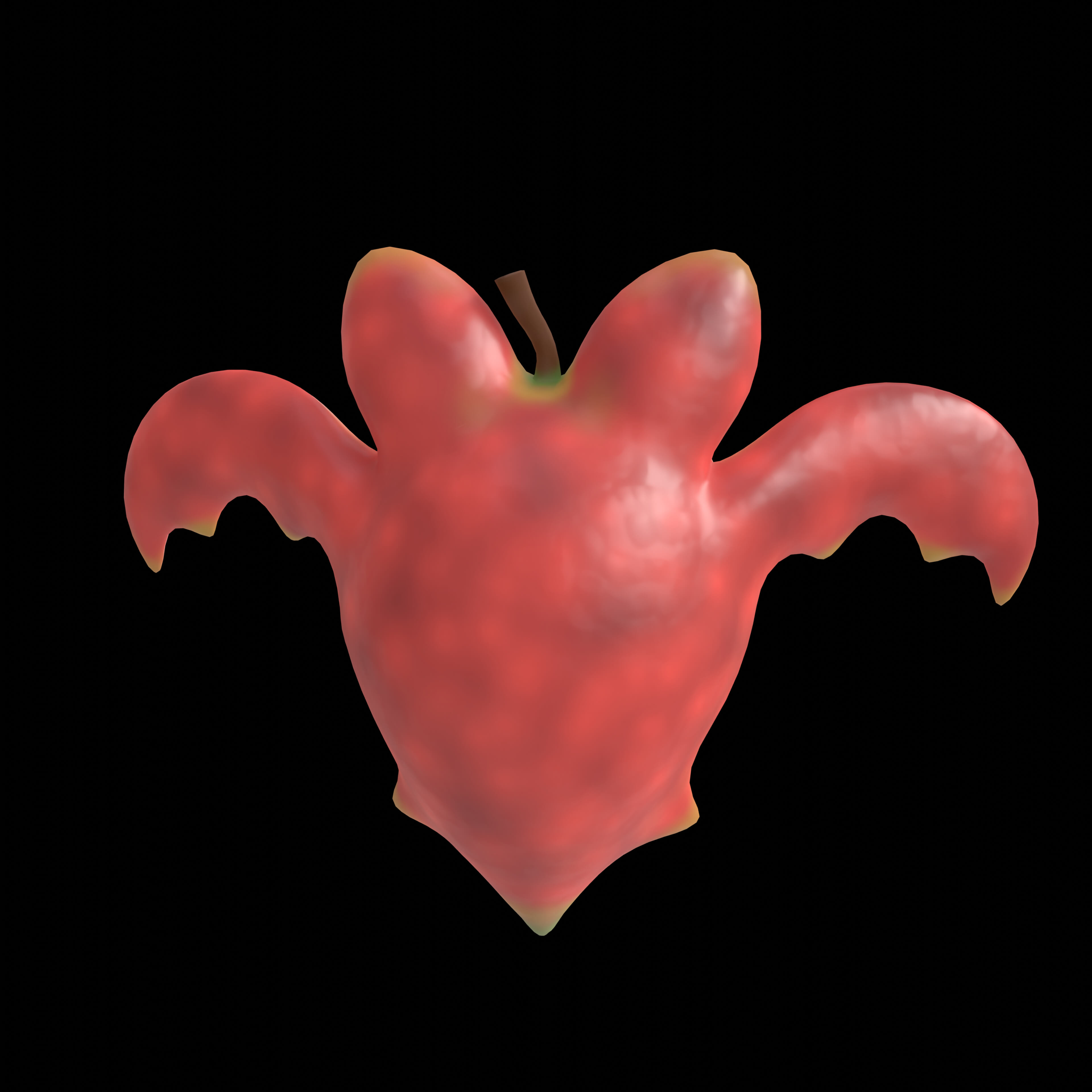 Apple Bat Pet - 3D Model by Sasha_Kholostenko