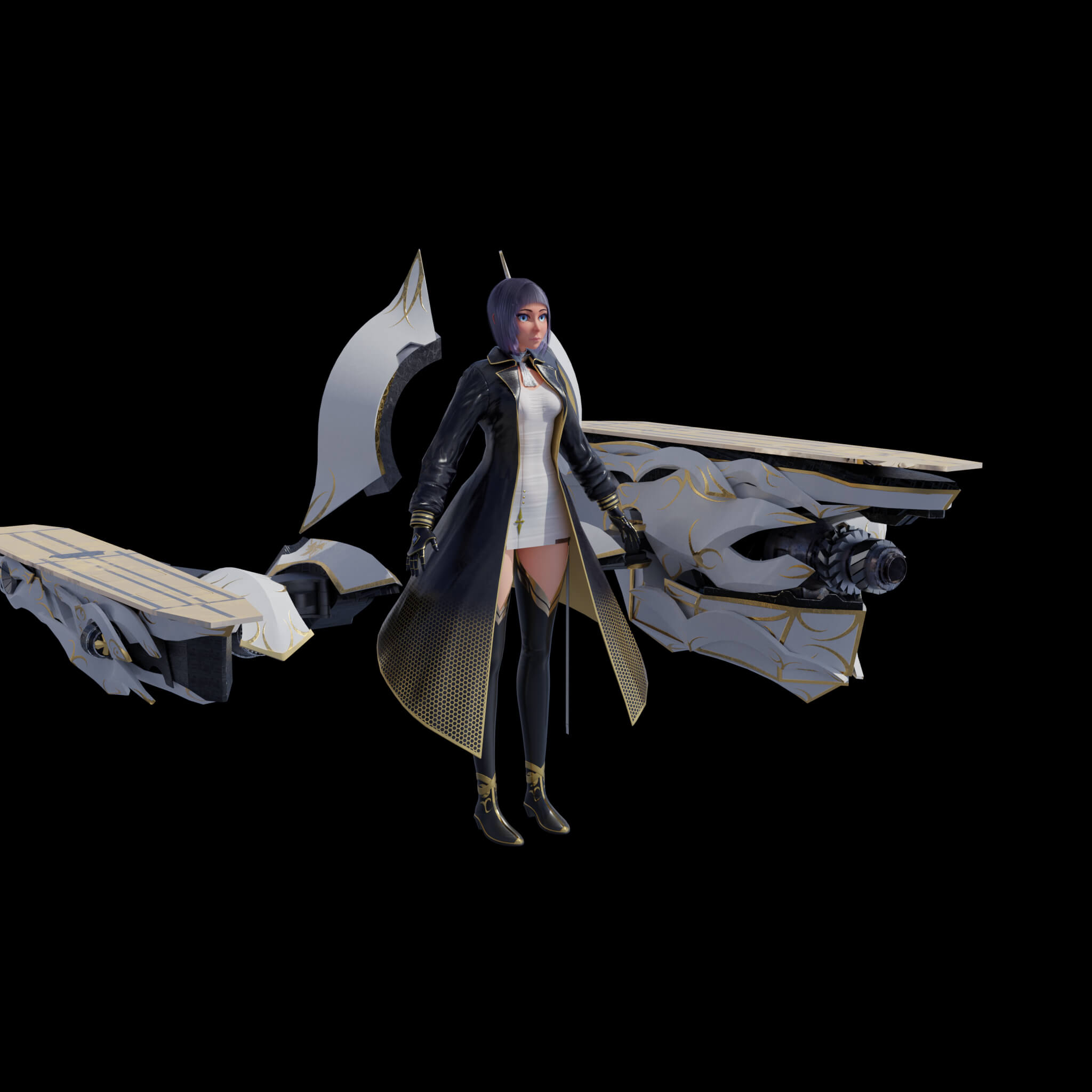 Azur Lane Bean - 3D Model by Sasha_Kholostenko