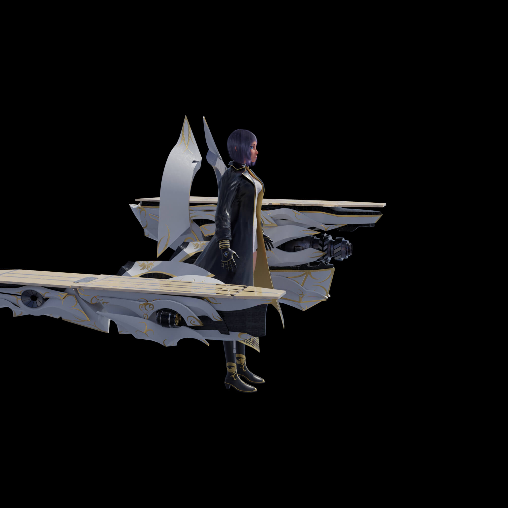 Azur Lane Bean - 3D Model by Sasha_Kholostenko