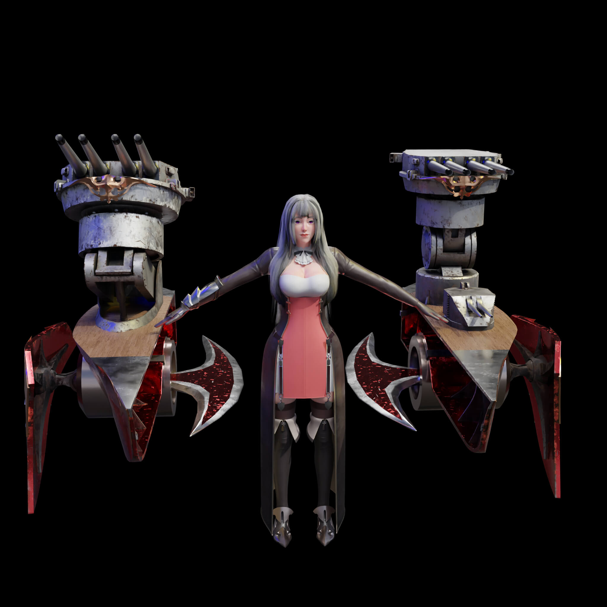 Azur Lane Dunkerque - 3D Model by Sasha_Kholostenko