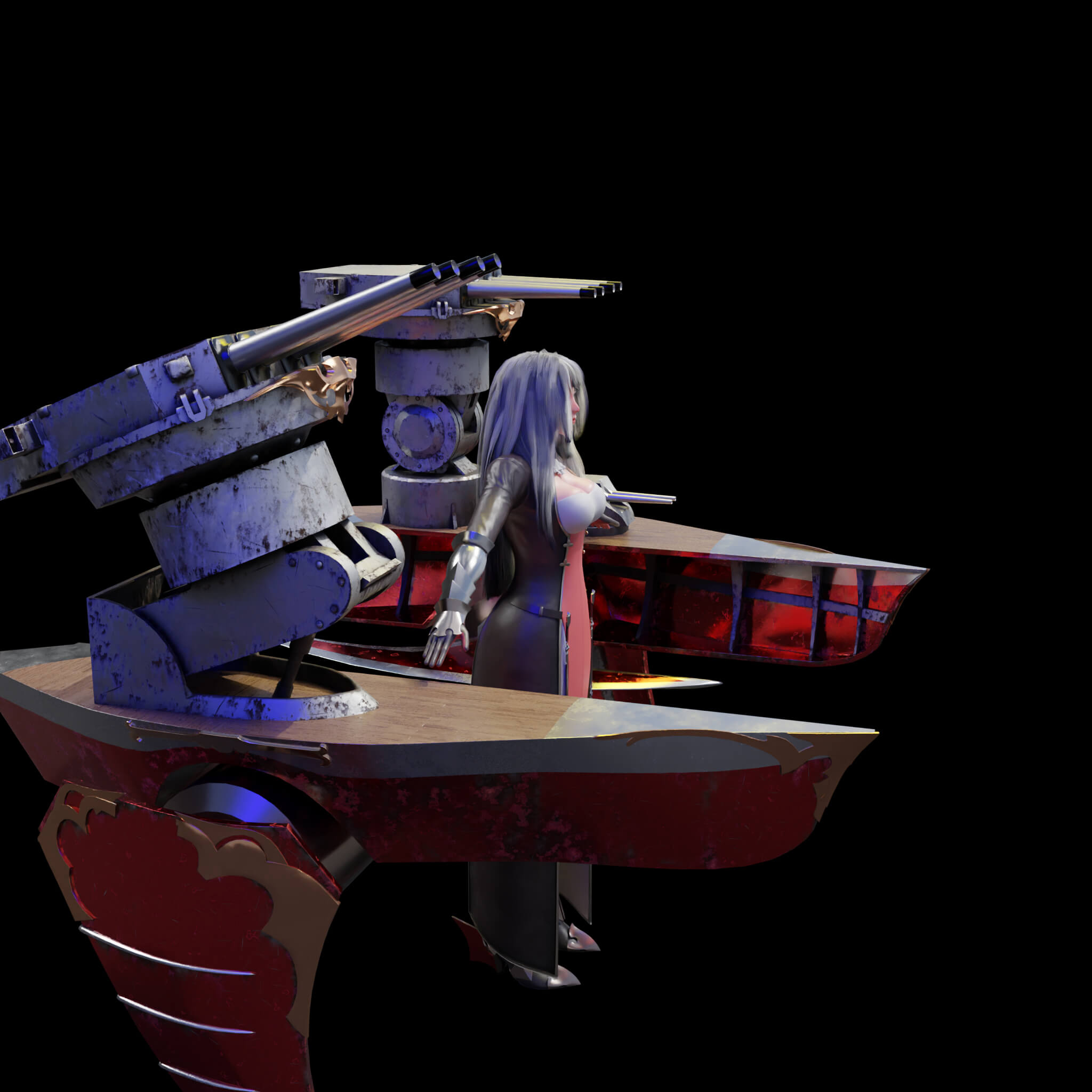 Azur Lane Dunkerque - 3D Model by Sasha_Kholostenko