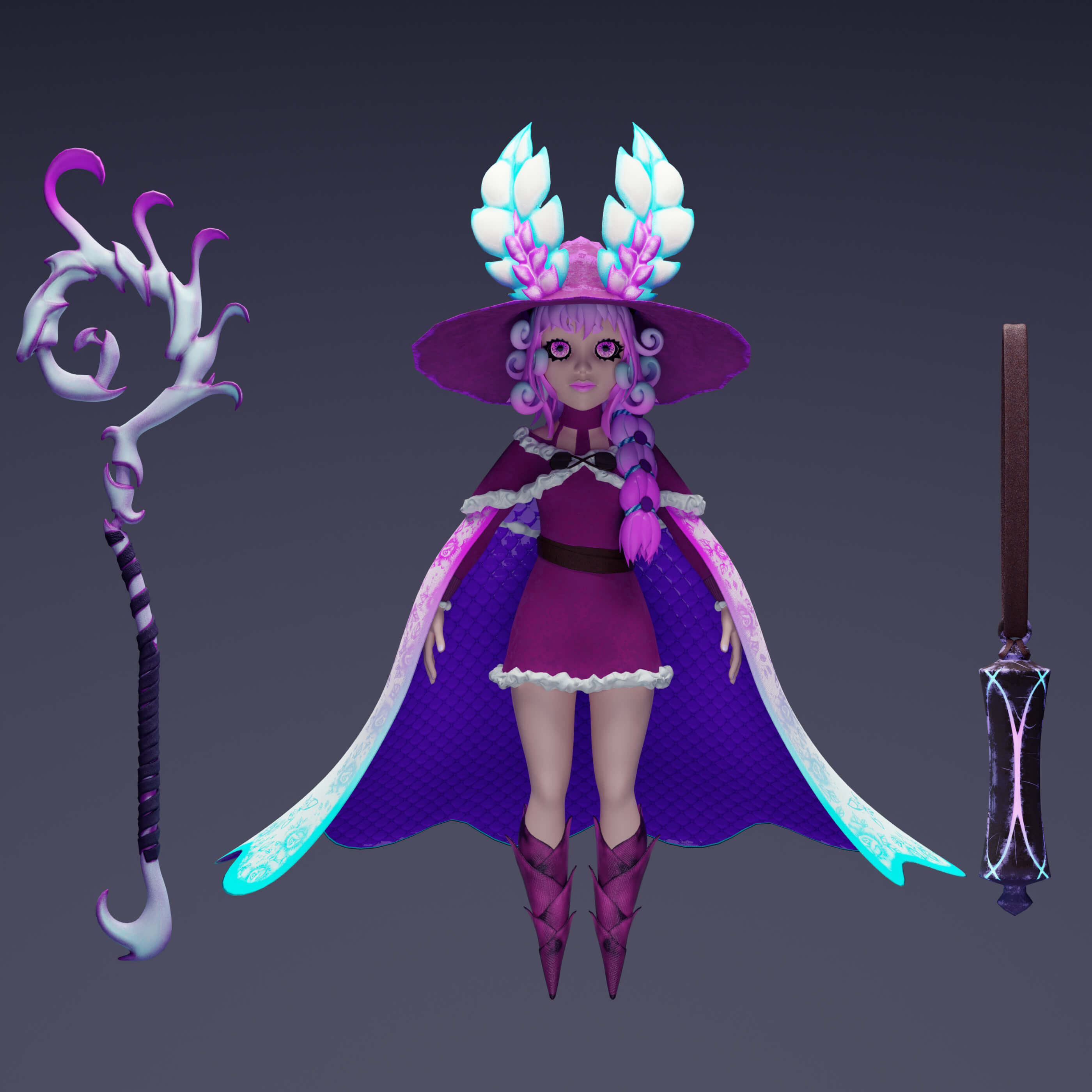 Fairy Witch - 3D Model by Sasha_Kholostenko
