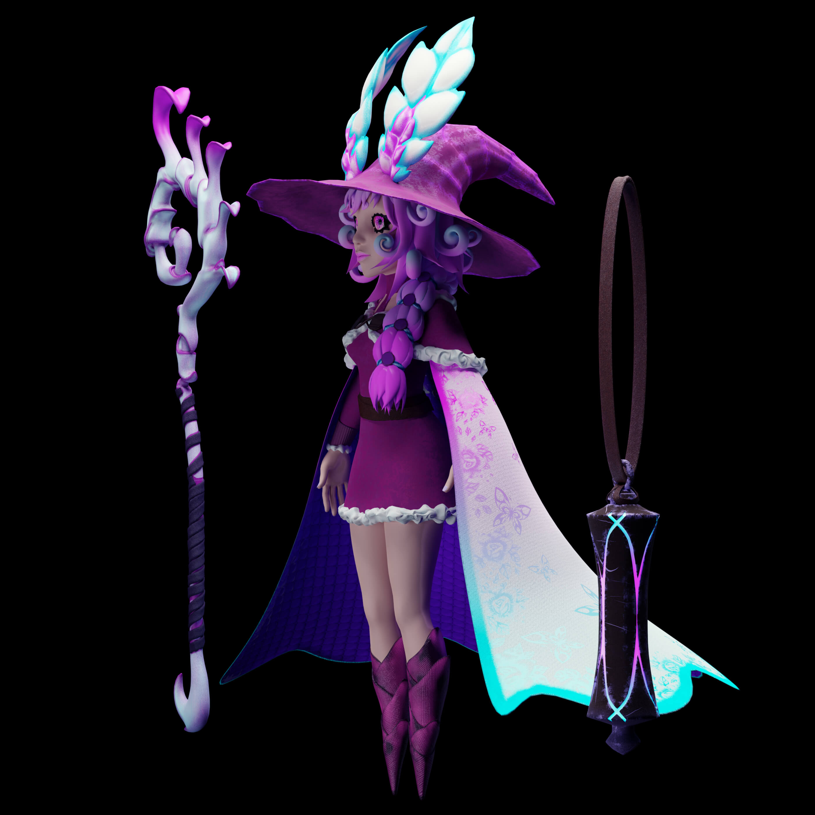 Fairy Witch - 3D Model by Sasha_Kholostenko