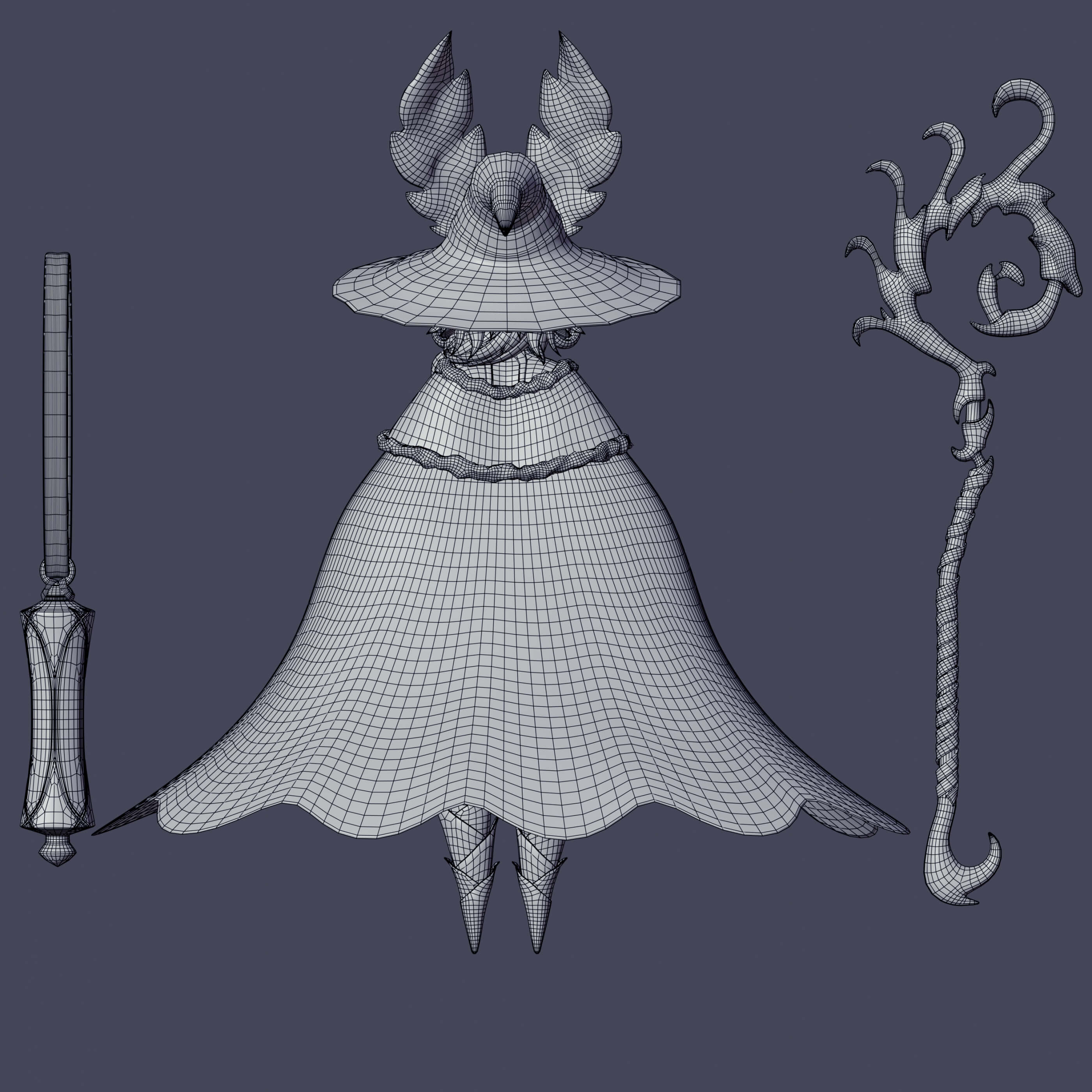 Fairy Witch - 3D Model by Sasha_Kholostenko