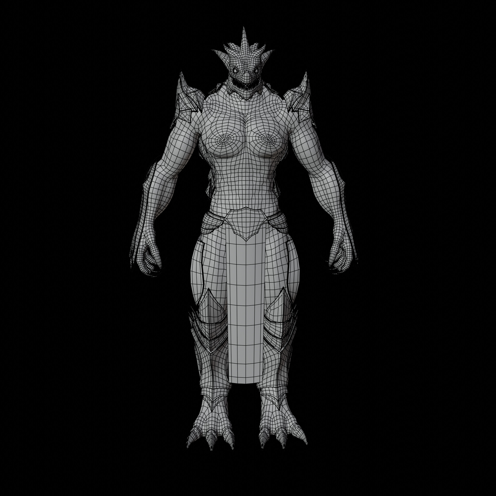 Obsidian Dragon - 3D Model by Sasha_Kholostenko