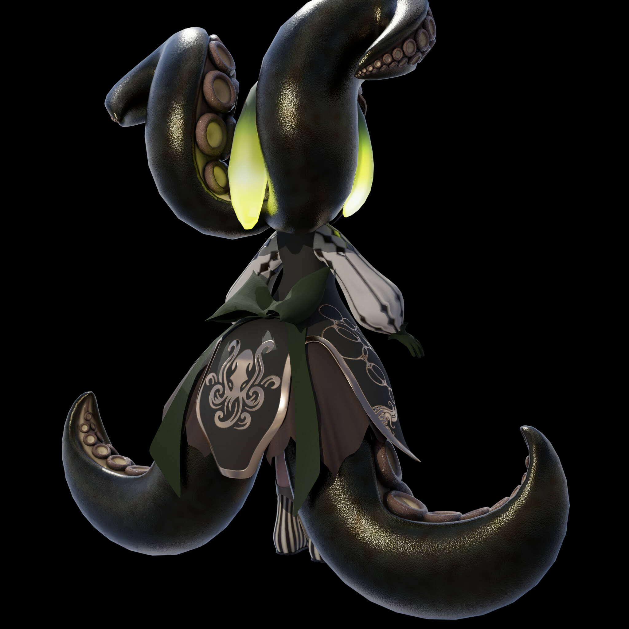 Osminosha 3D Model by Sasha_Kholostenko