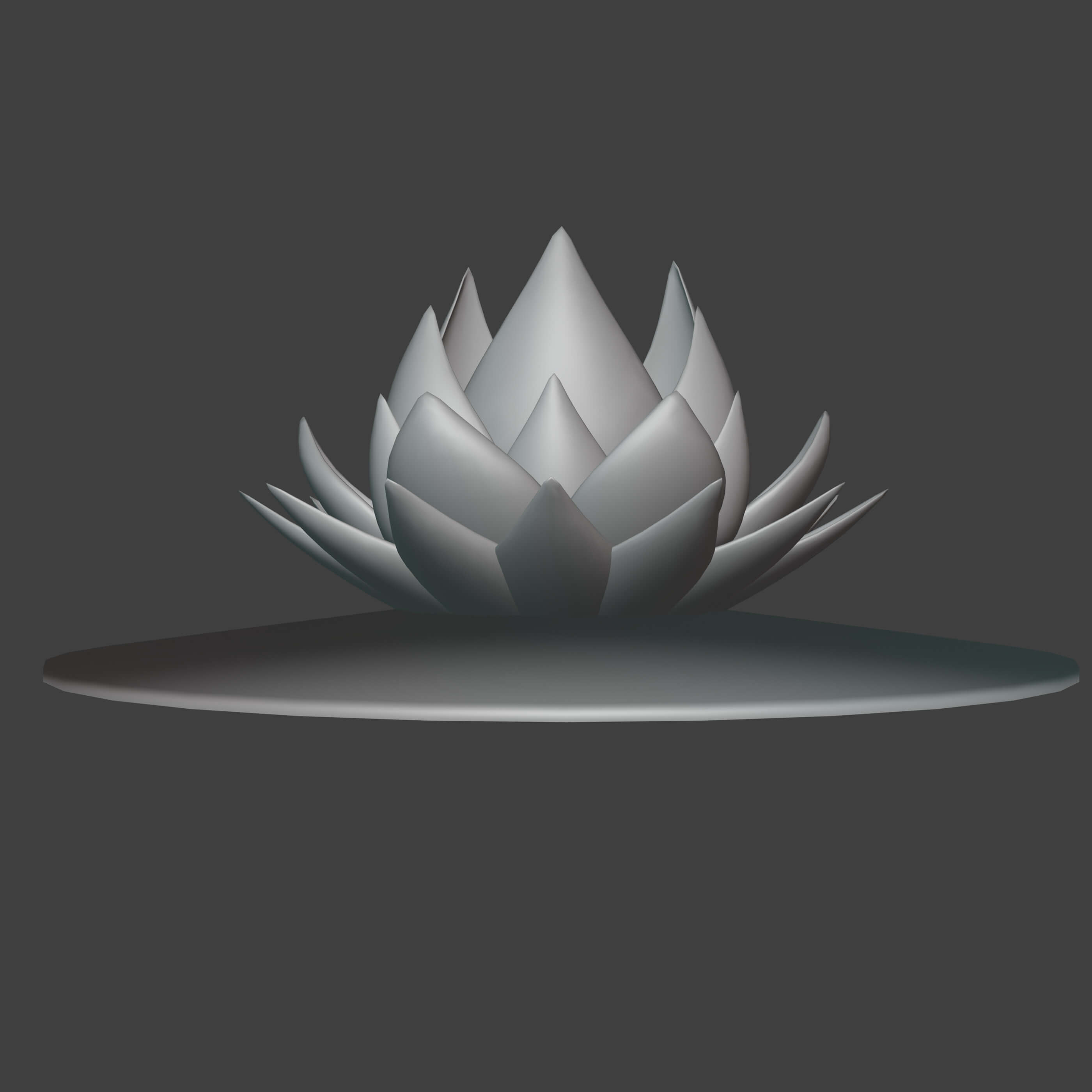 Rainbow Lotus - 3D Model by Sasha_Kholostenko