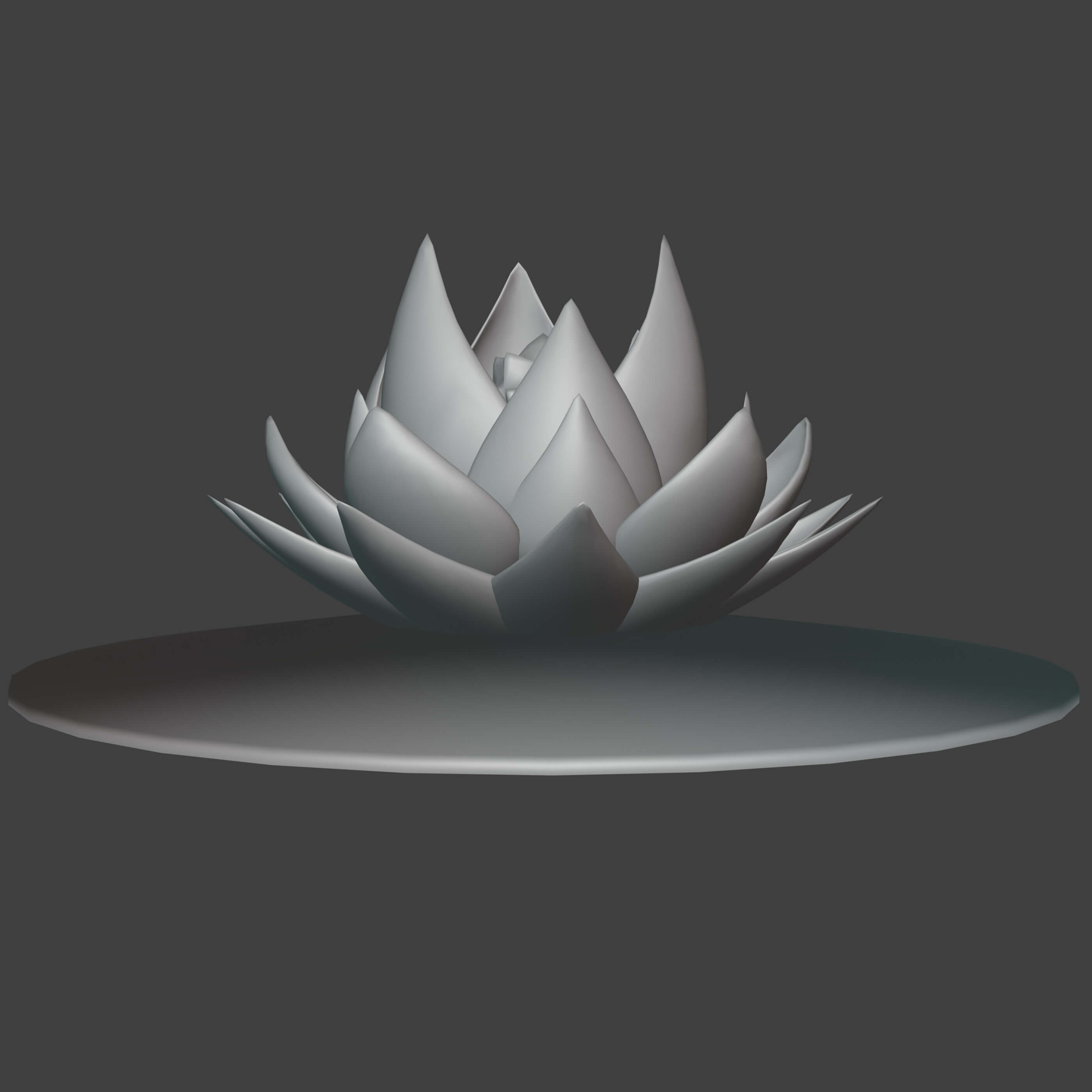 Rainbow Lotus - 3D Model by Sasha_Kholostenko