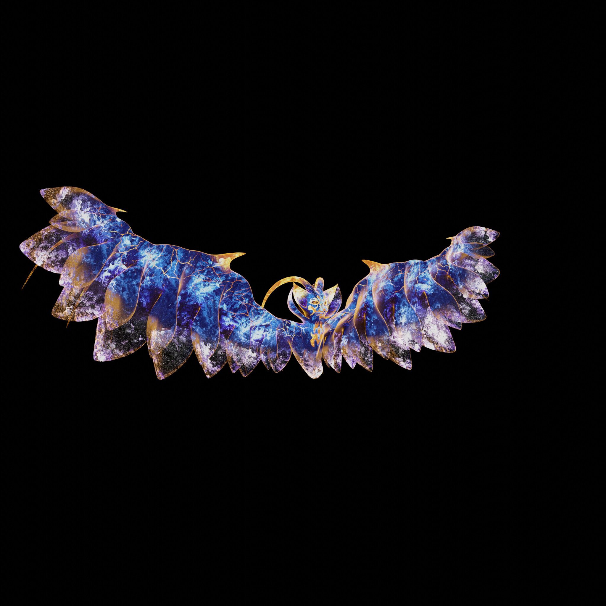 Space Bat - 3D Model by Sasha_Kholostenko