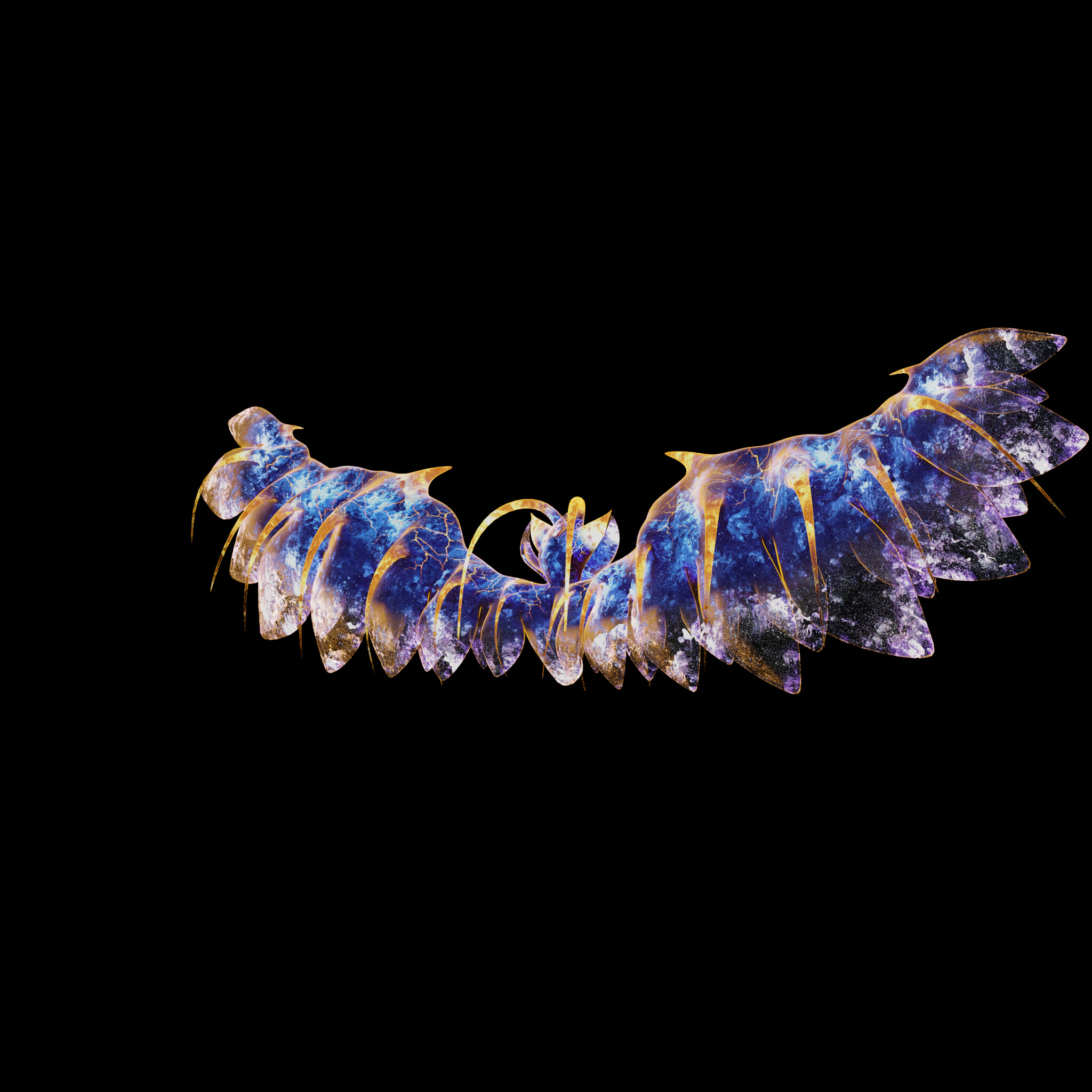 Space Bat - 3D Model by Sasha_Kholostenko